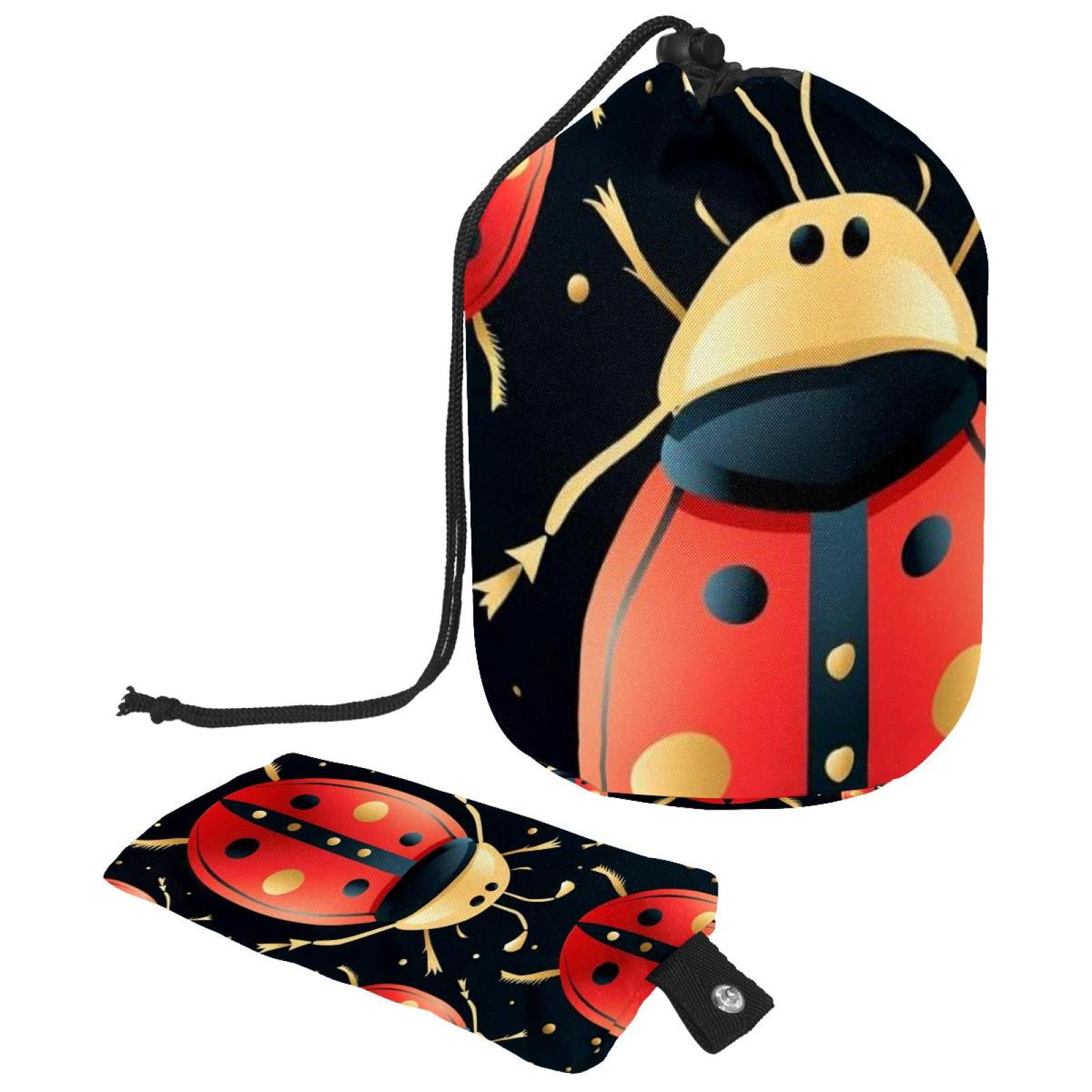 Seven Starred Iadybird Portable Drawstring Foldable Travel Mesh Shower ...