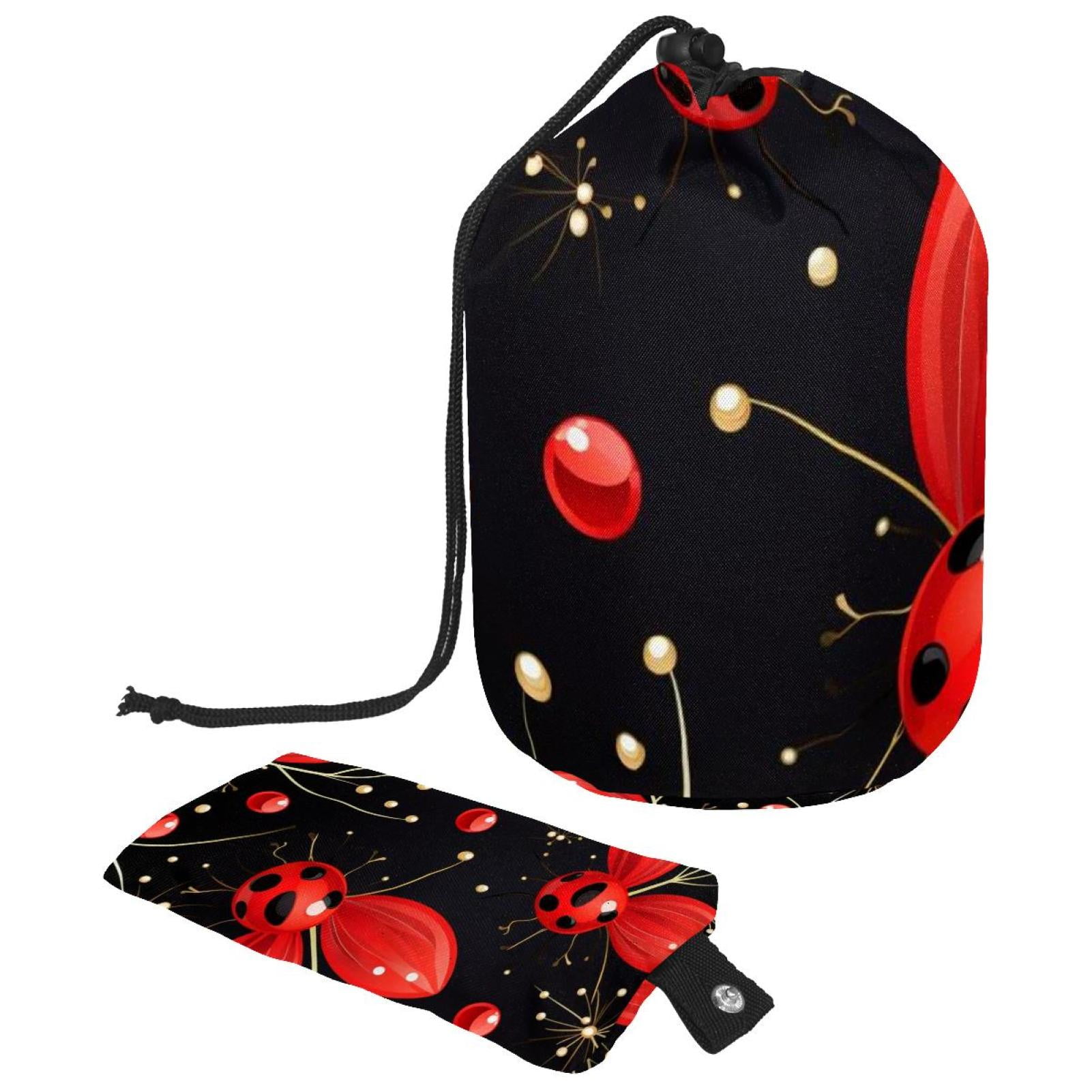 Seven Starred Iadybird Portable Drawstring Foldable Travel Shower Bag ...