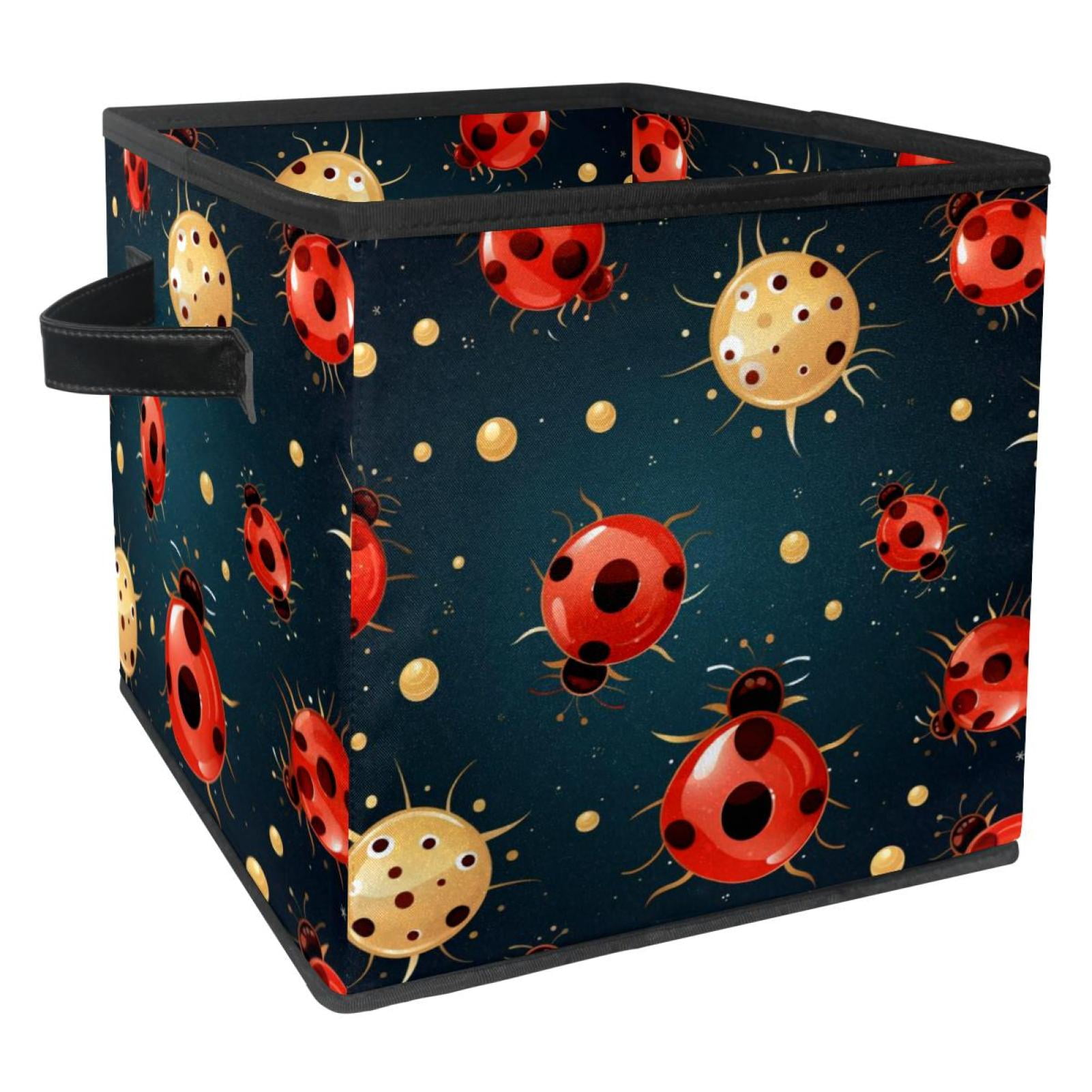 Seven Starred Iadybird Storage Containers Foldable Basket with Handle ...