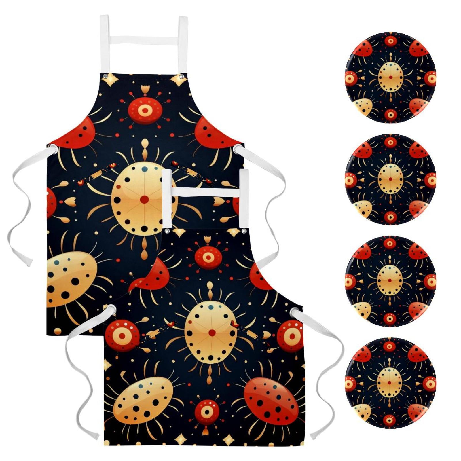 Seven Starred Iadybird Waterproof 2 Pack Photo Buttons with Pockets and ...