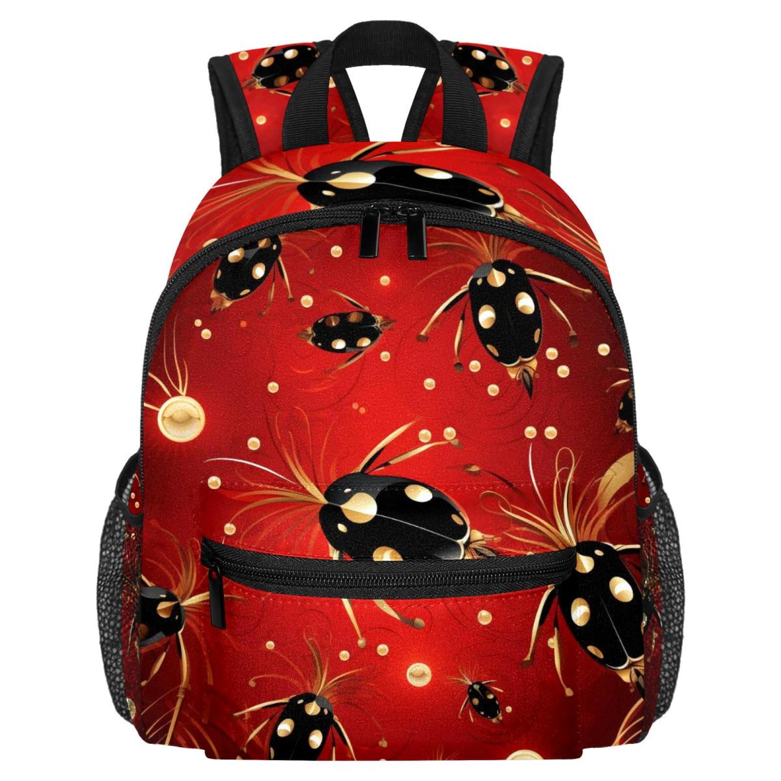 Seven Starred Ladybird Adjustable Shoulder Strap Backpack - Large ...