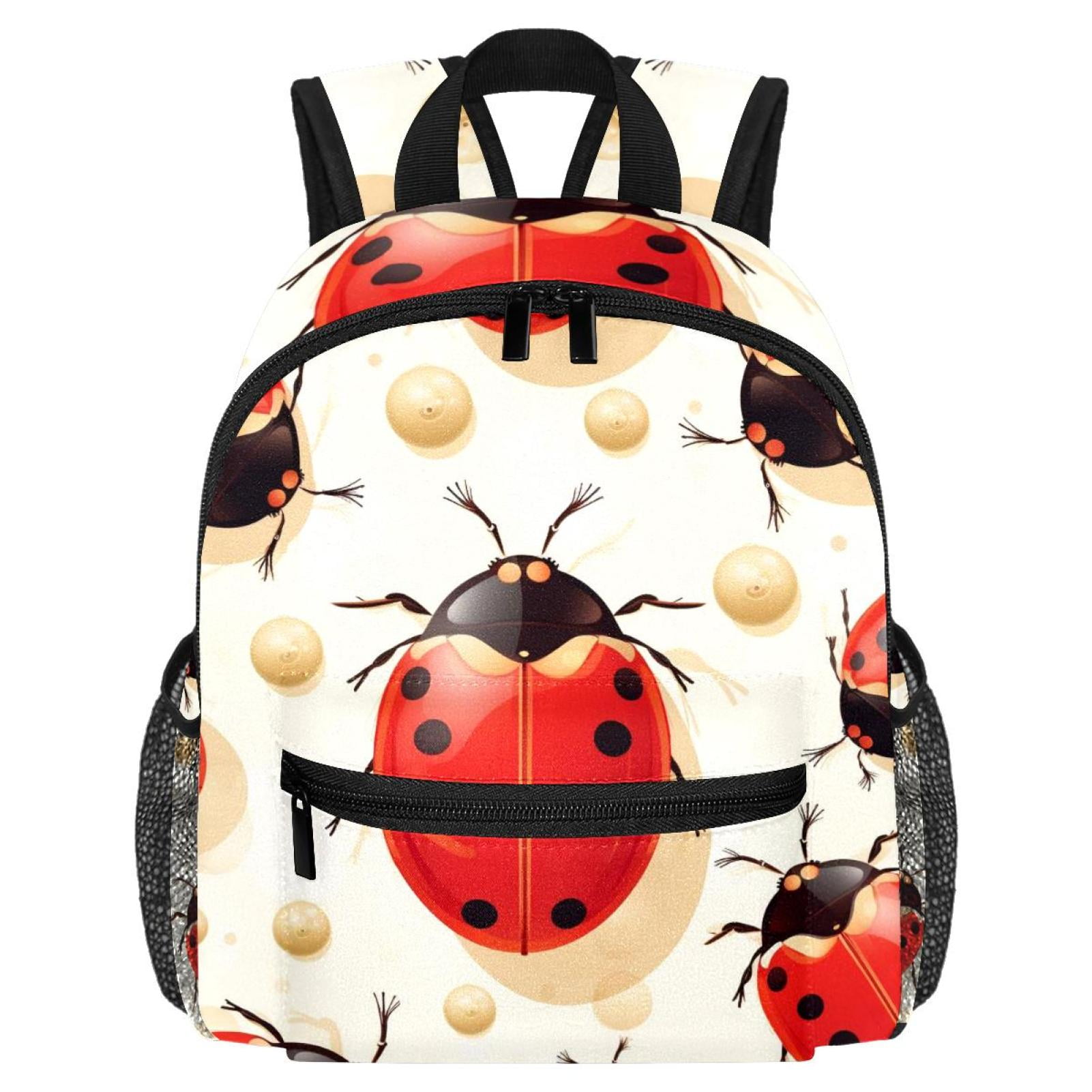 Seven Starred Ladybird Adjustable Shoulder Strap Beach Backpack with ...