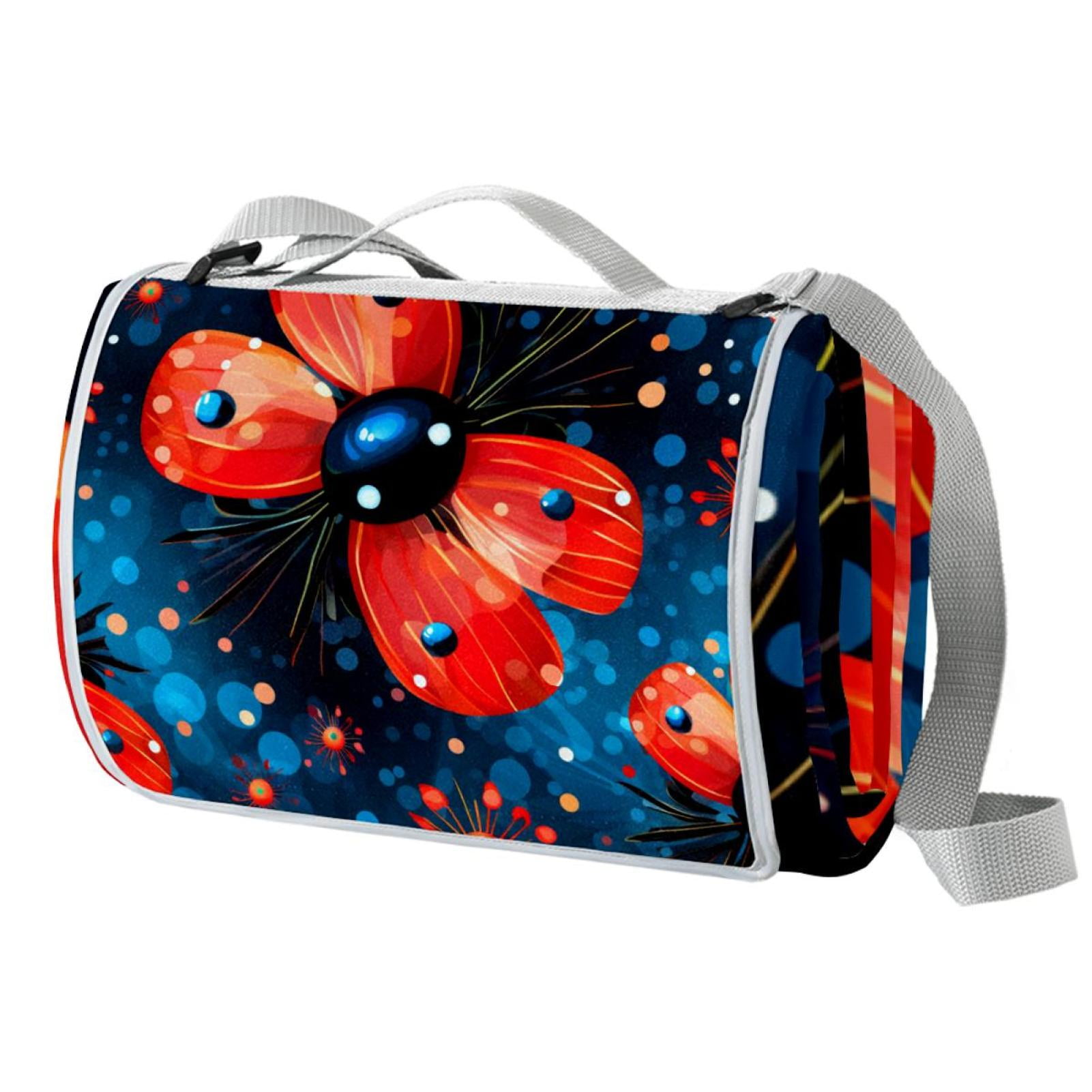 Seven Starred Ladybird Canvas Waterproof Picnic Blanket Mat for Outdoor ...