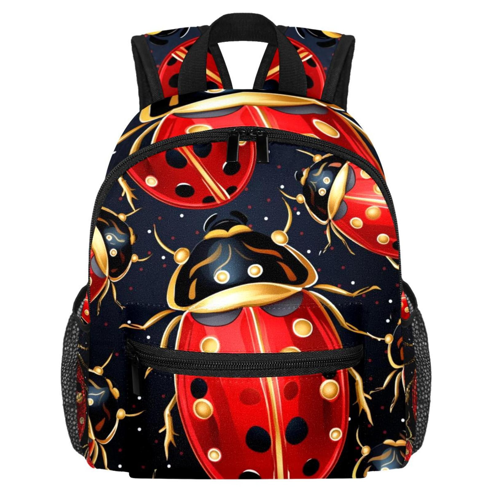 Seven Starred Ladybird Cute Adjustable Shoulder Strap Backpack with ...
