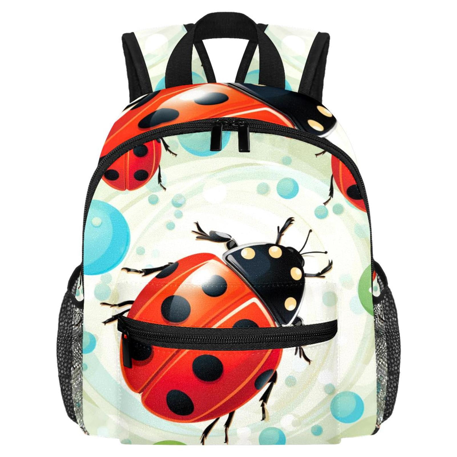 Seven Starred Ladybird Cute Adjustable Shoulder Strap Backpack with ...