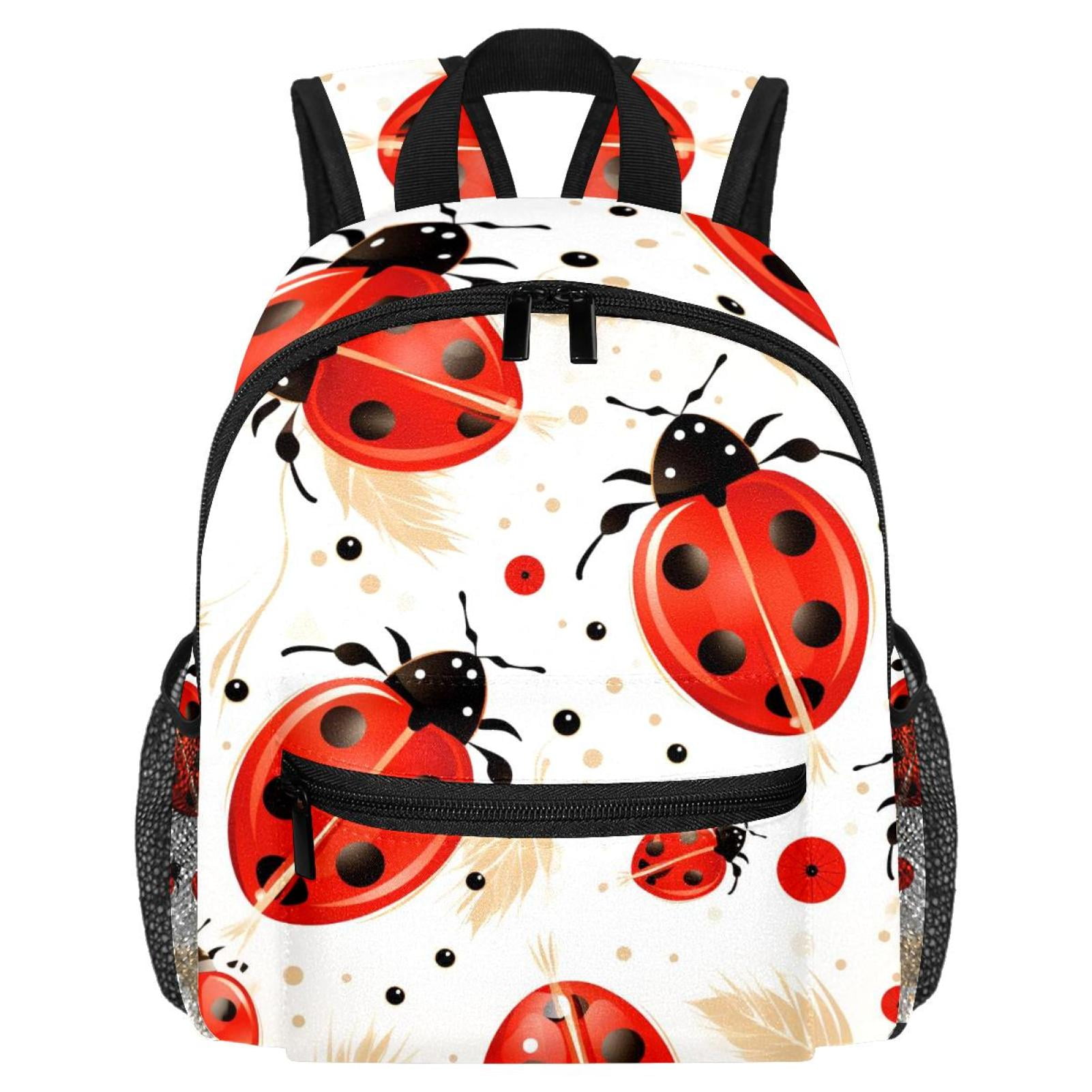 Seven Starred Ladybird Cute Book Bag with Adjustable Shoulder Strap ...