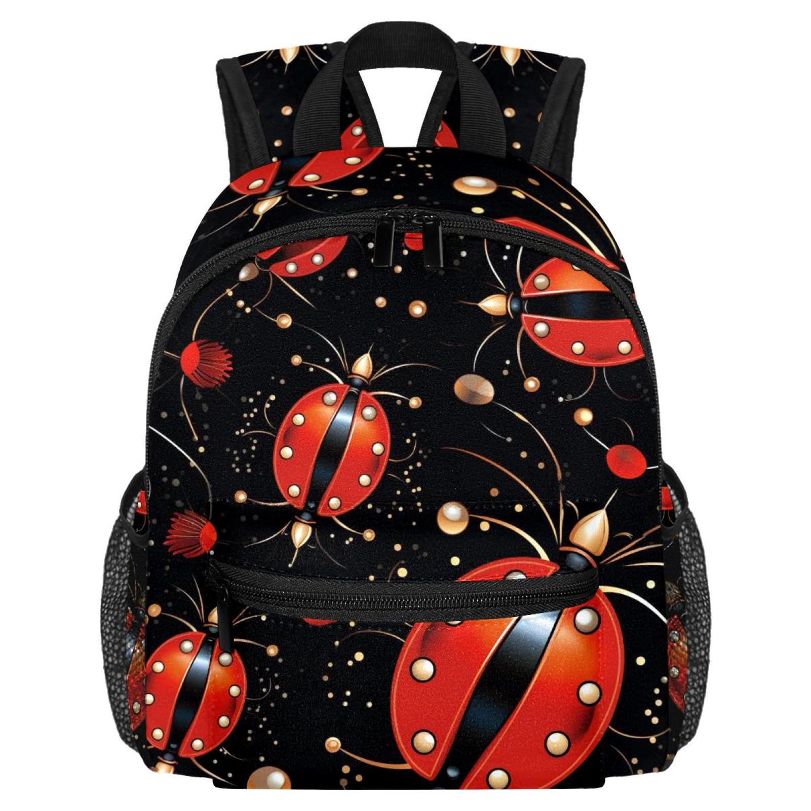 Seven Starred Ladybird Cute Book Bag with Adjustable Shoulder Strap ...