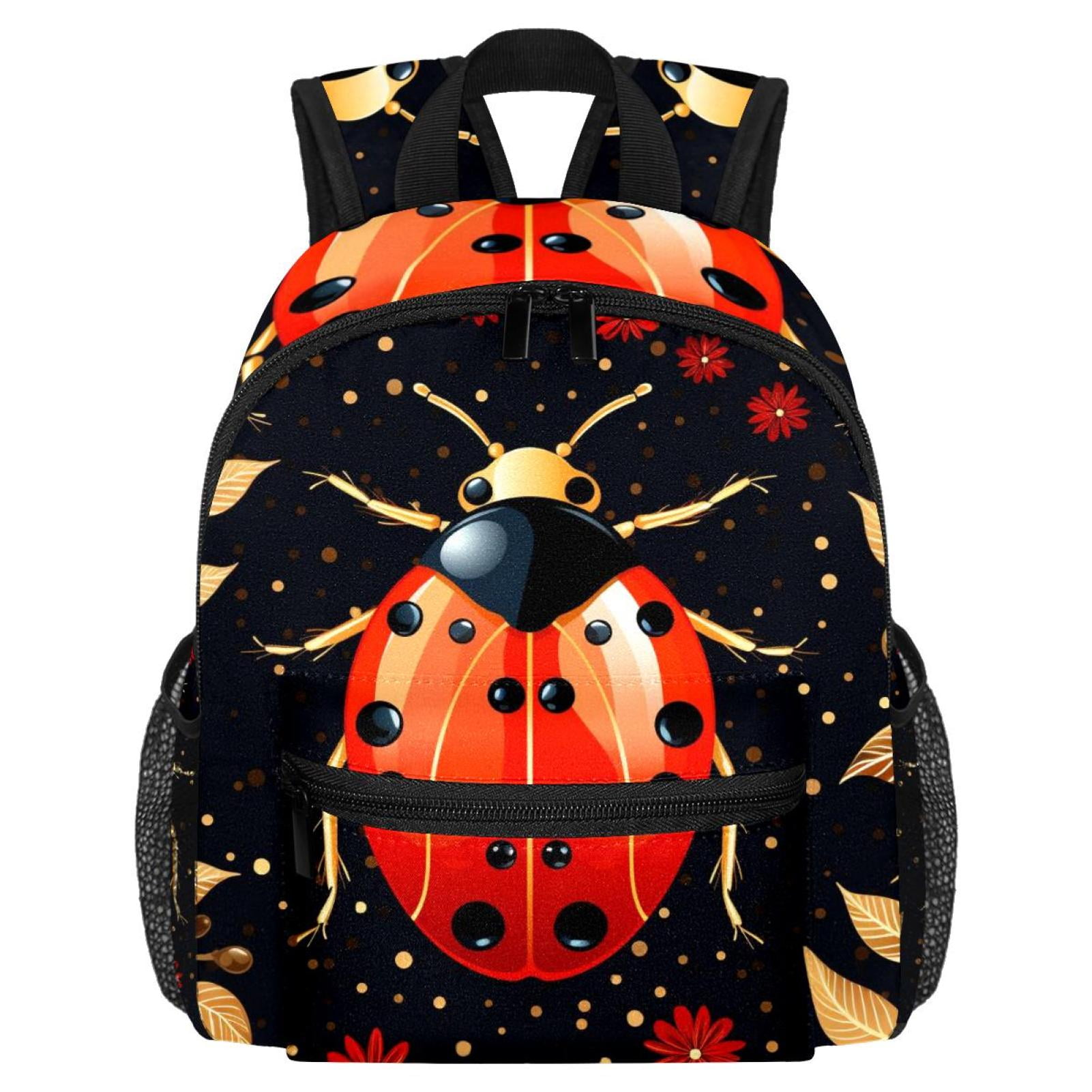 Seven Starred Ladybird Cute Book Bag with Adjustable Shoulder Strap ...
