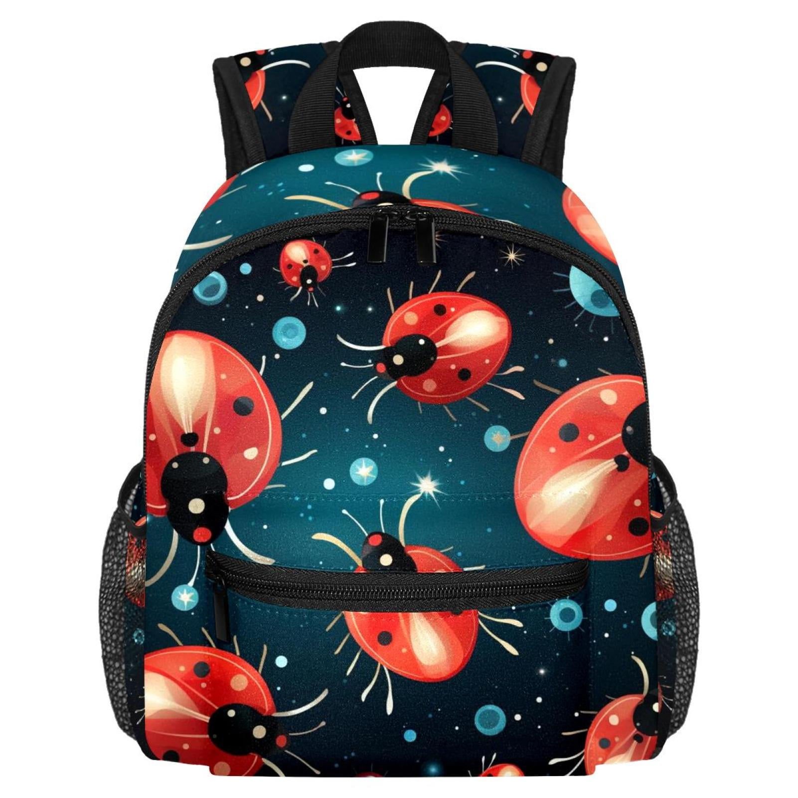 Seven Starred Ladybird Cute Book Bag with Adjustable Shoulder Strap ...