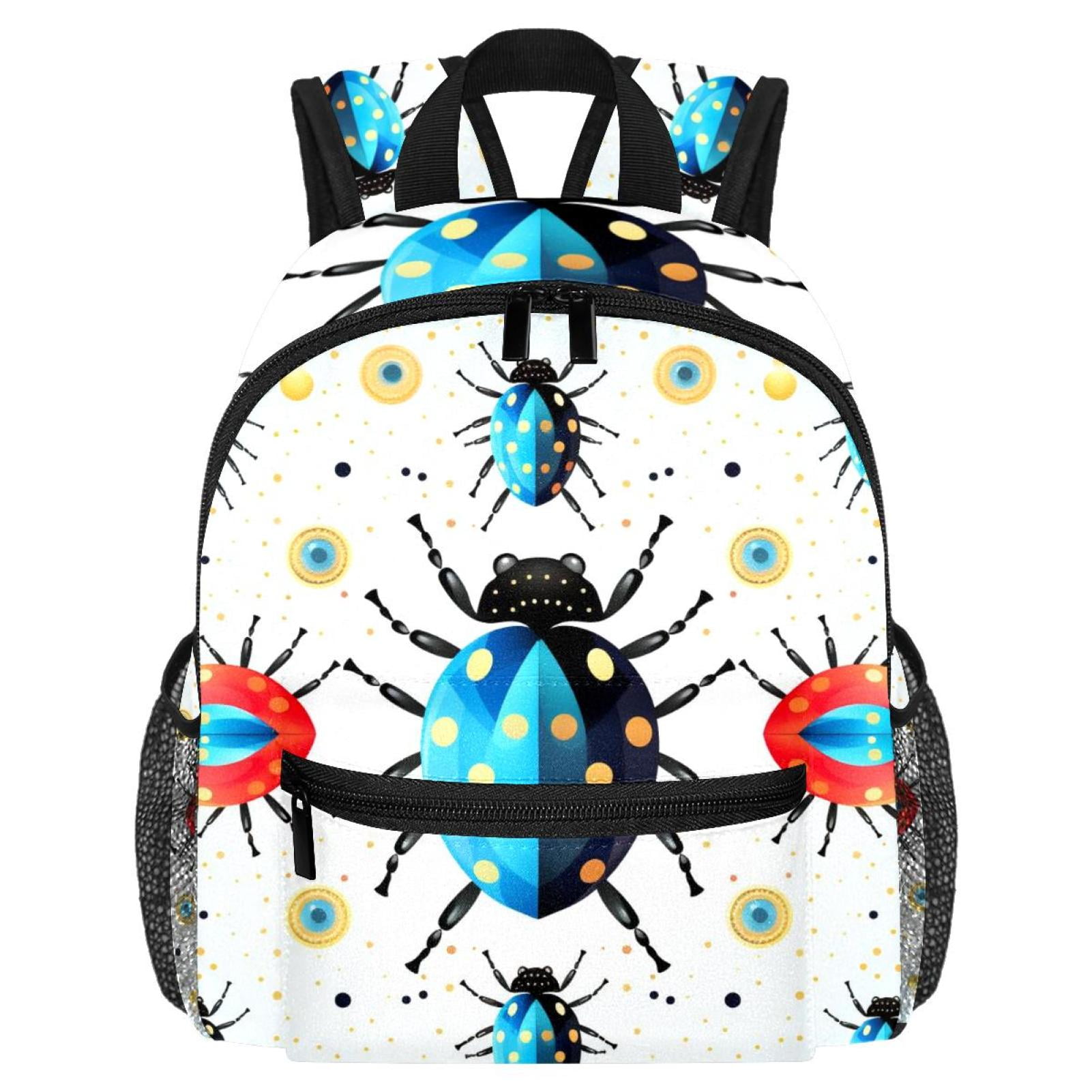 Seven Starred Ladybird Cute Book Bag with Adjustable Shoulder Strap ...