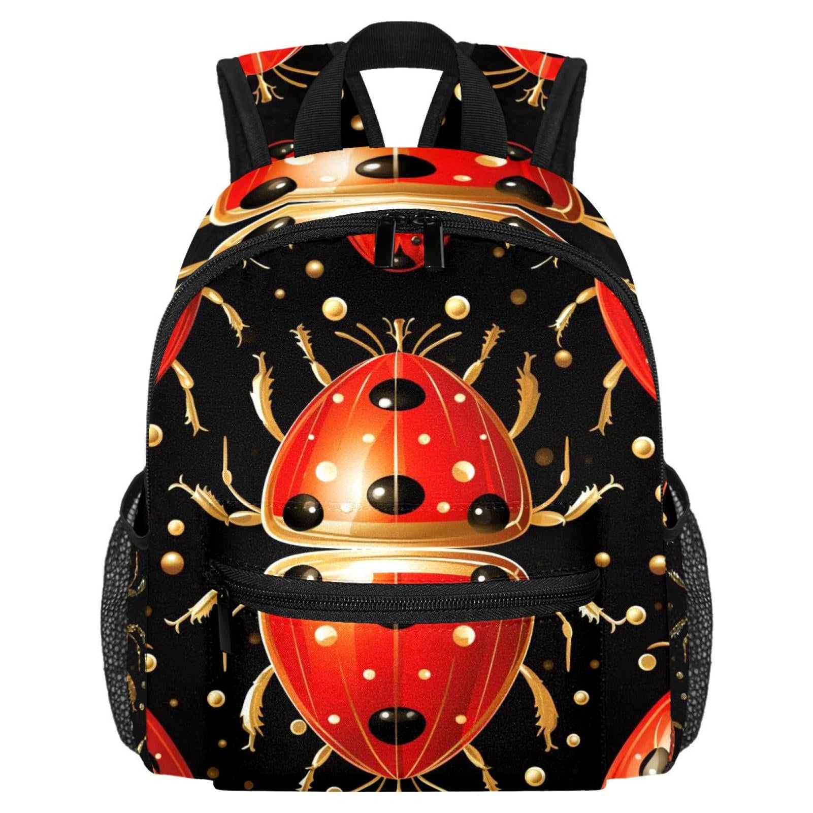 Seven Starred Ladybird Diaper Backpack with Adjustable Shoulder Strap ...