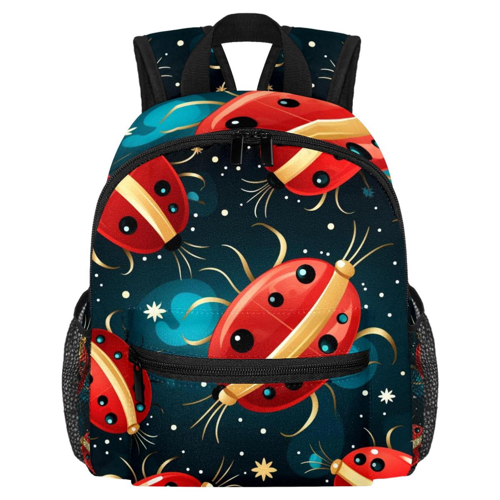 Seven Starred Ladybird Large Capacity Backpack with Adjustable Shoulder ...