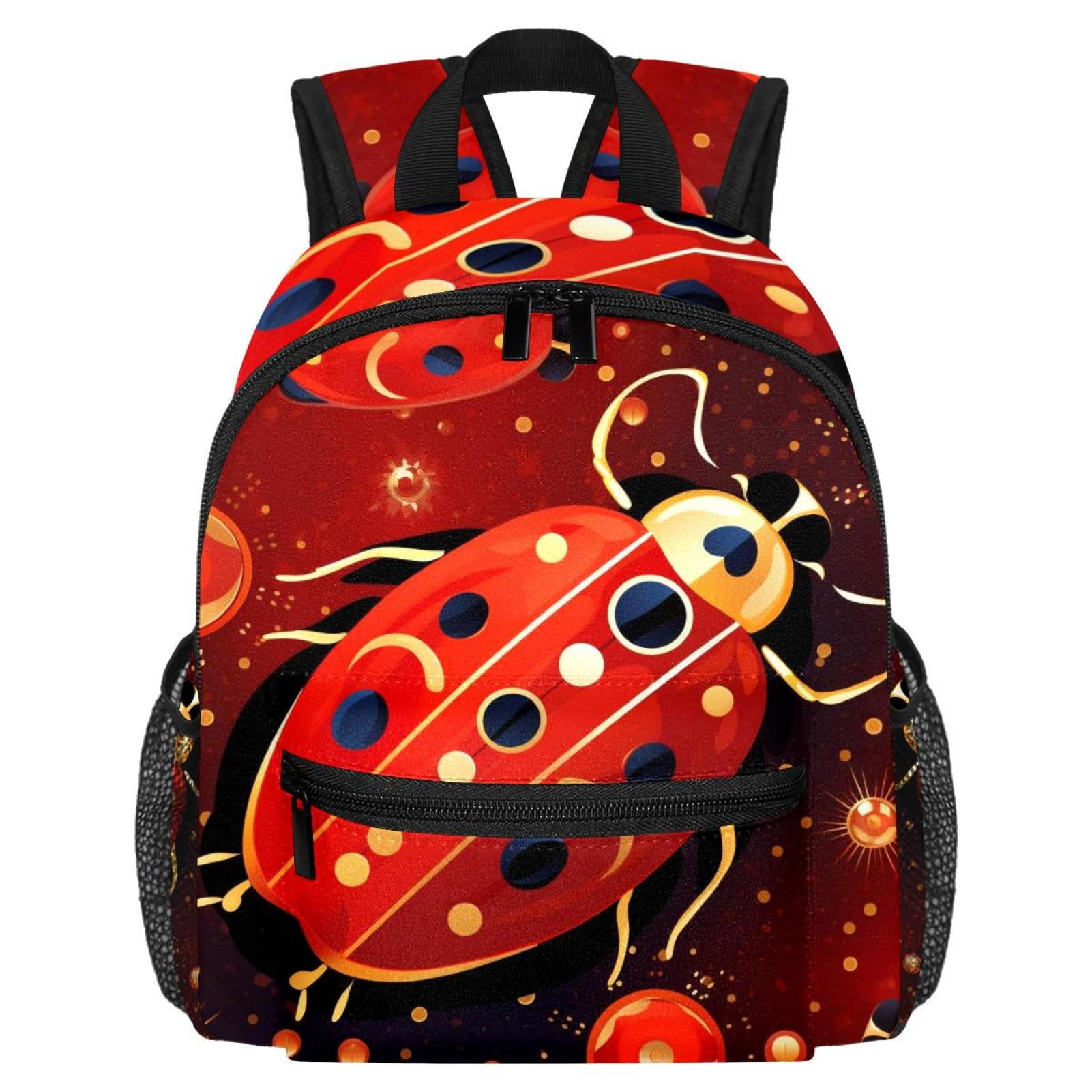 Seven Starred Ladybird Large Capacity Backpack with Adjustable Shoulder ...