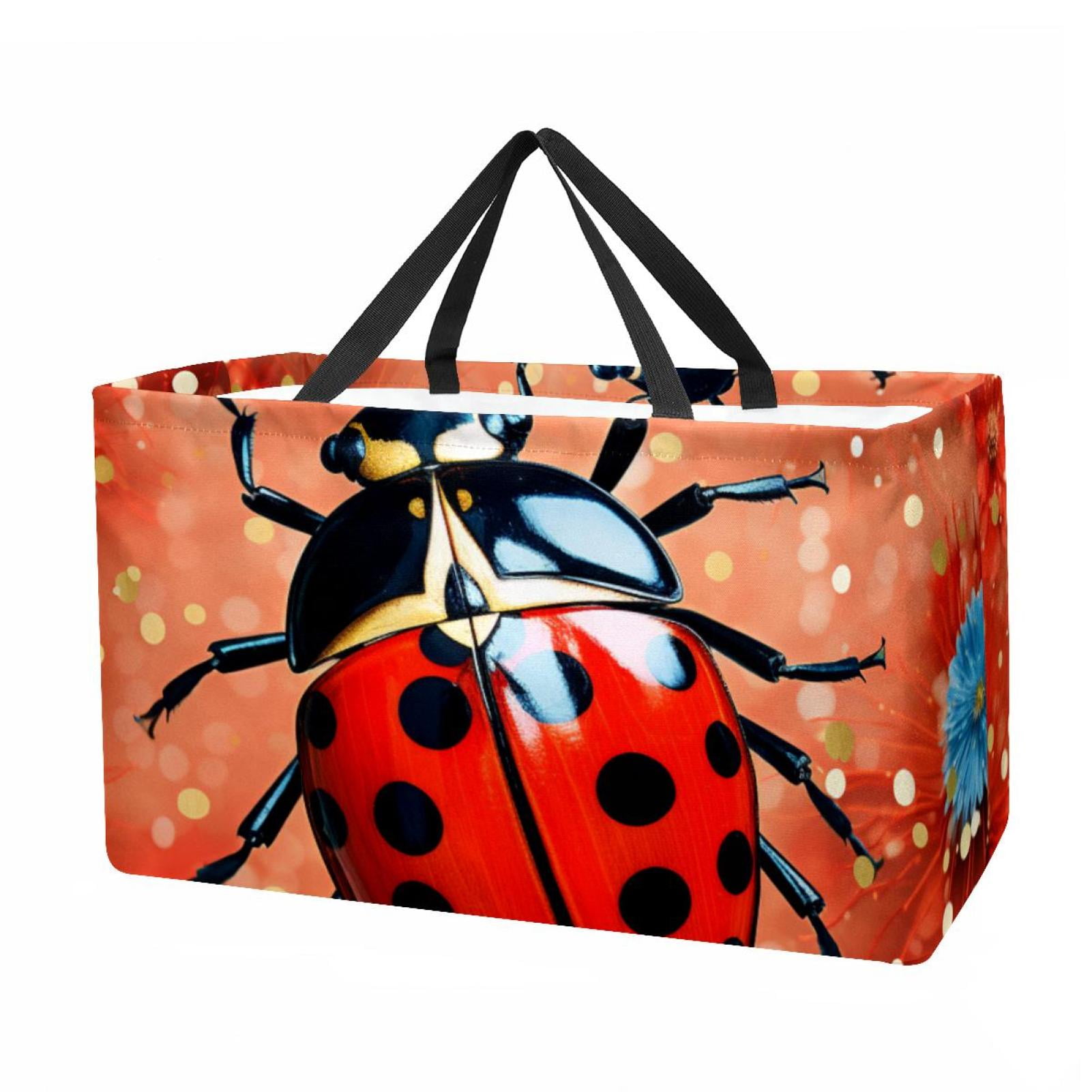 Seven Starred Ladybird Large Capacity Reusable Foldable Oxford Cloth ...