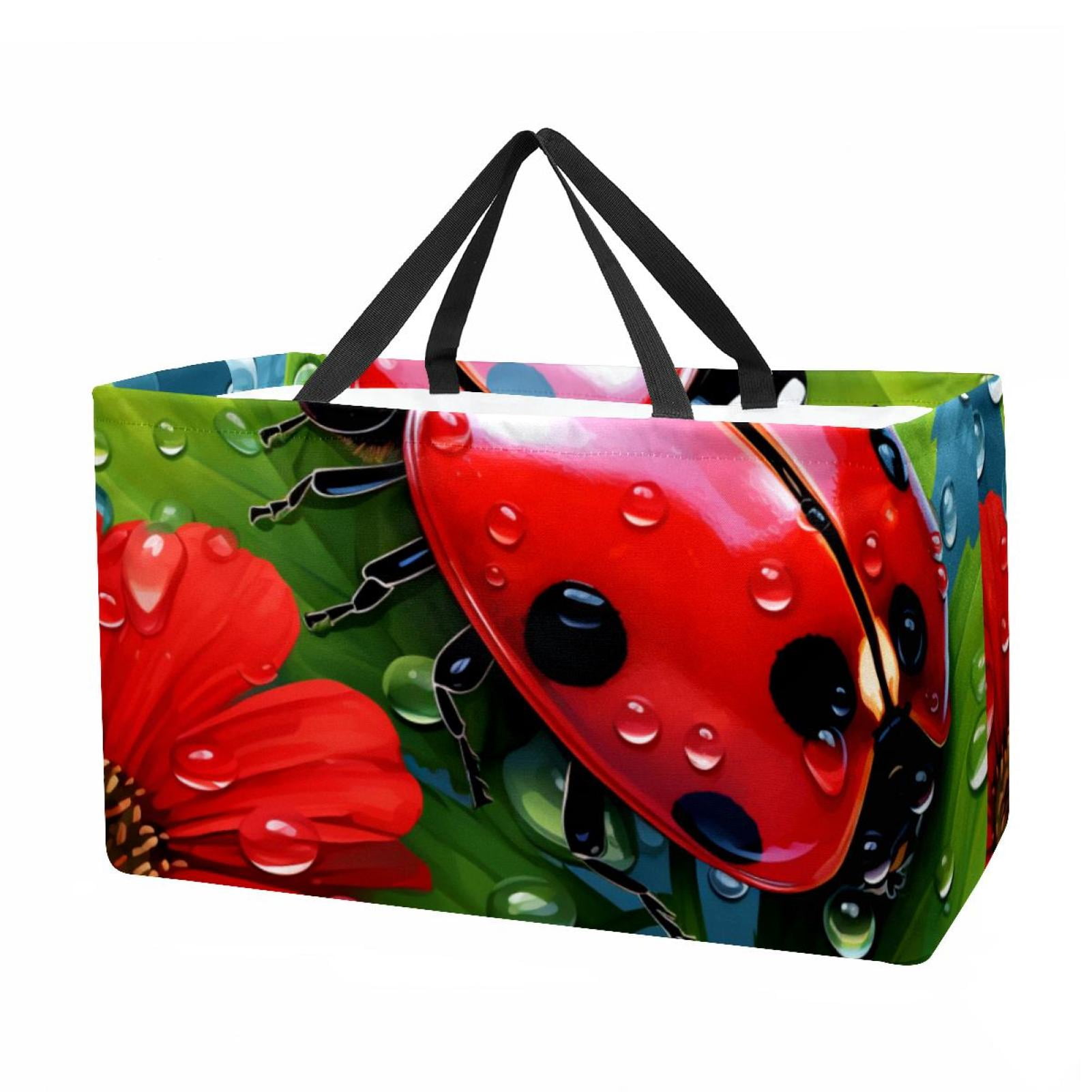 Seven Starred Ladybird Large Capacity Reusable Foldable Oxford Cloth ...