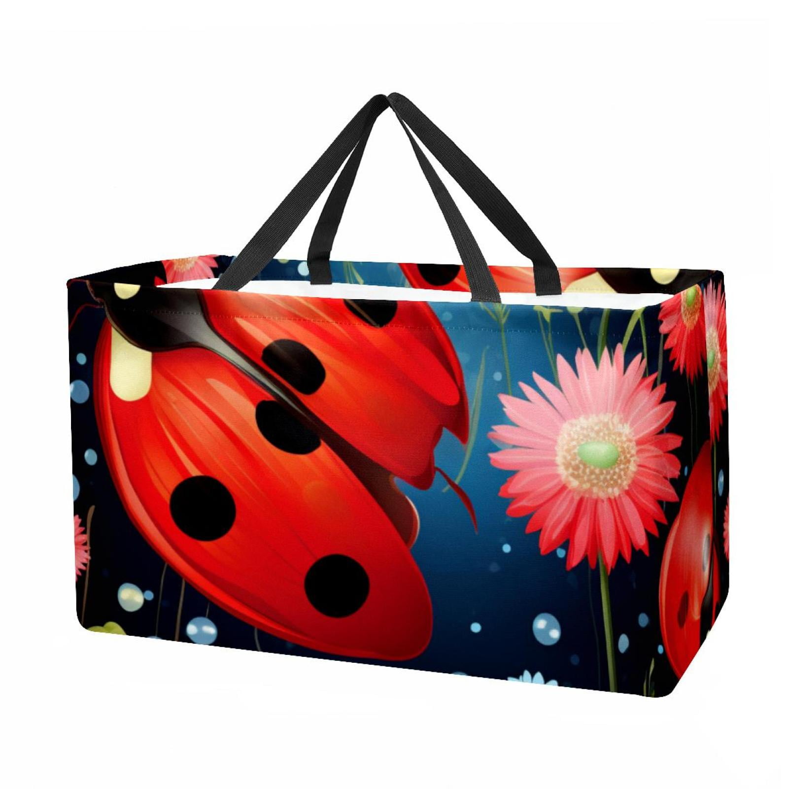Seven Starred Ladybird Large Capacity Reusable Foldable Oxford Cloth ...