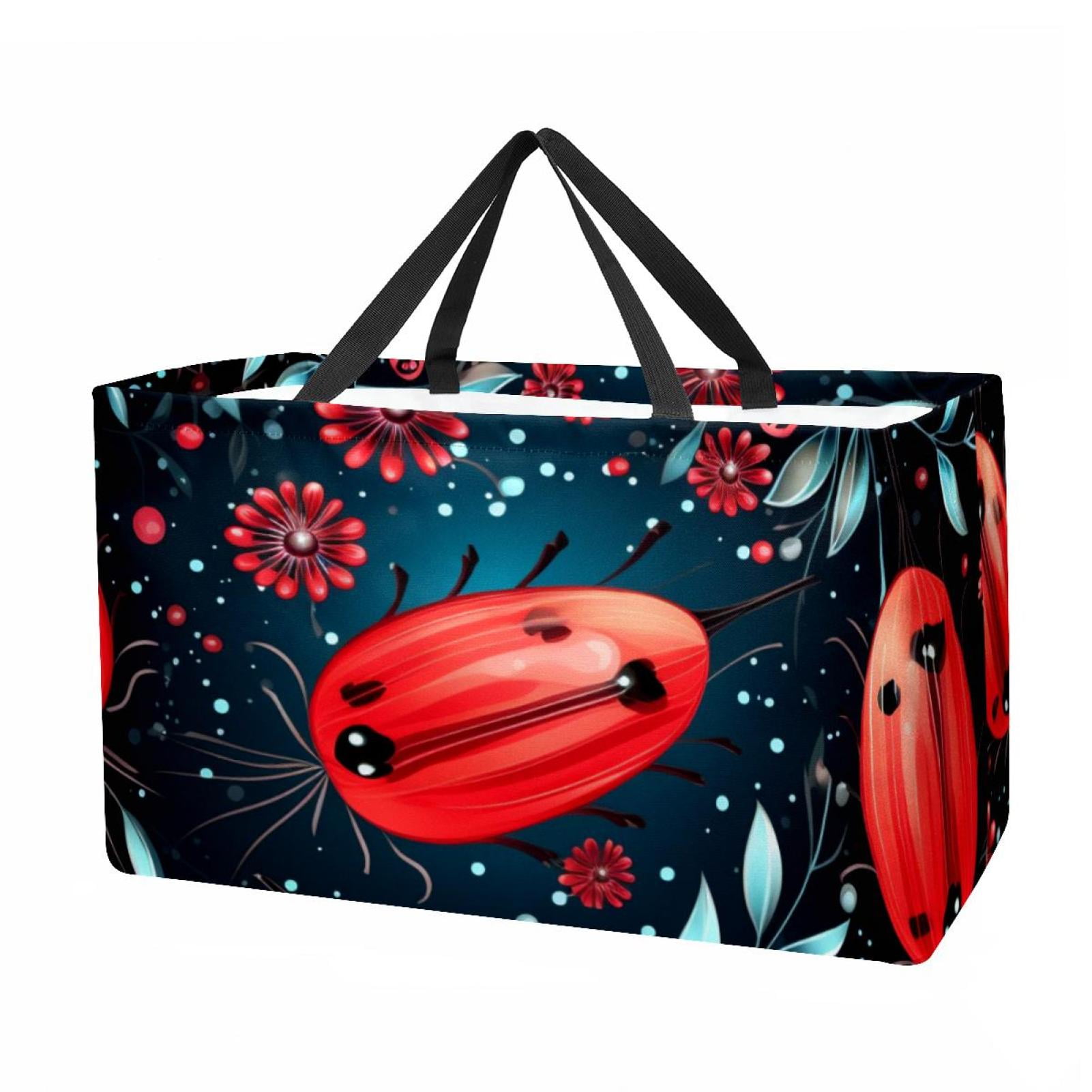 Seven Starred Ladybird Large Capacity Reusable Foldable Oxford Cloth ...