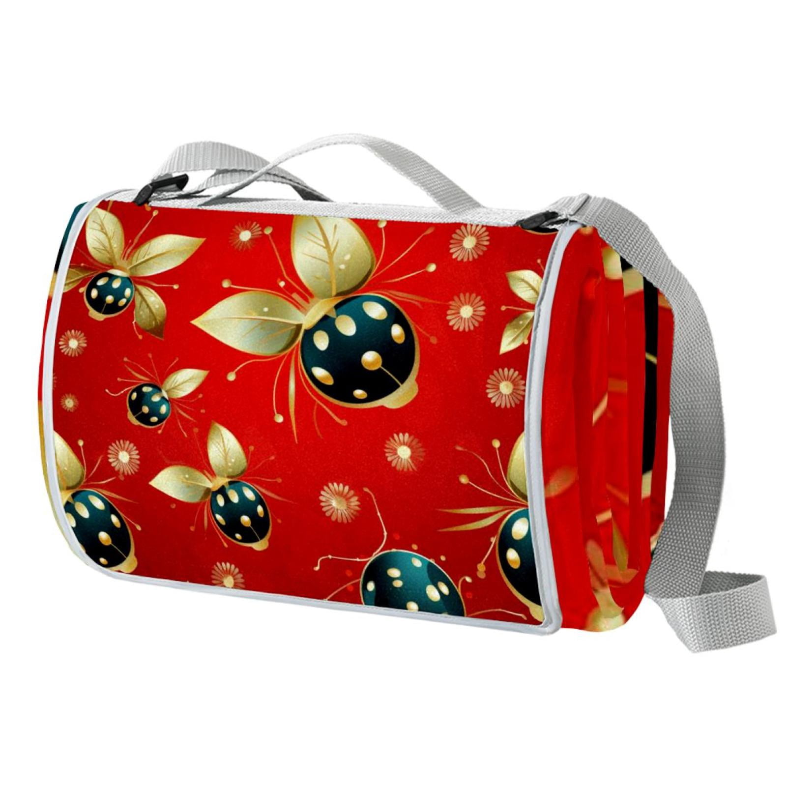 Seven Starred Ladybird Large Picnic Mat for Outdoor Activities & Beach ...
