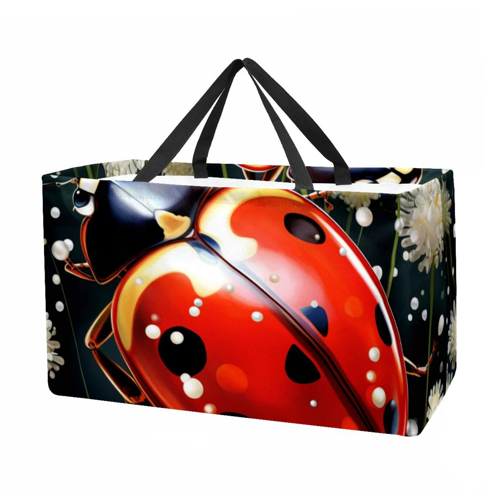 Seven Starred Ladybird Oxford Cloth Reusable Foldable Decorative Box ...