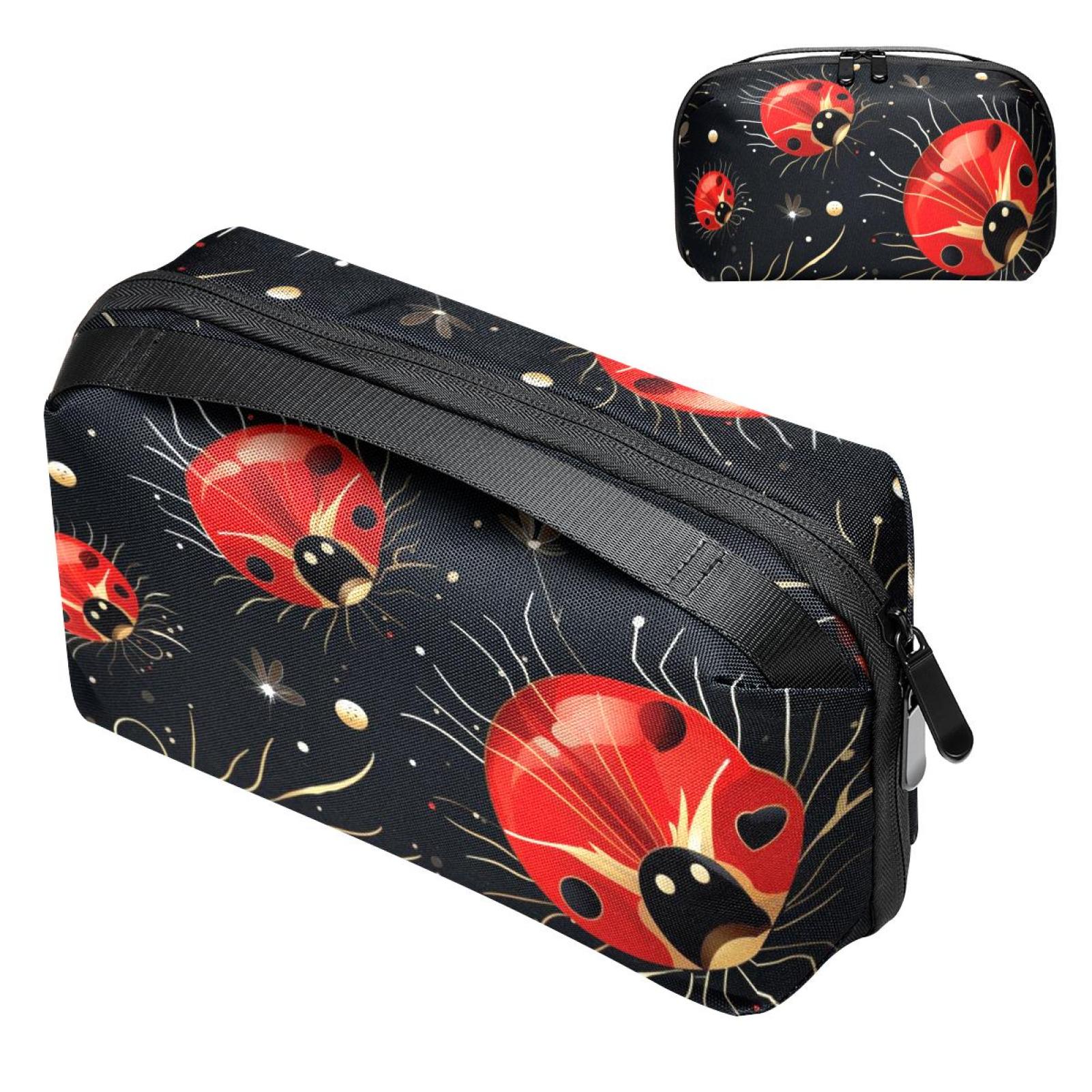 Seven Starred Ladybird Oxford Fabric Waterproof Portable Hard Drive Bag ...