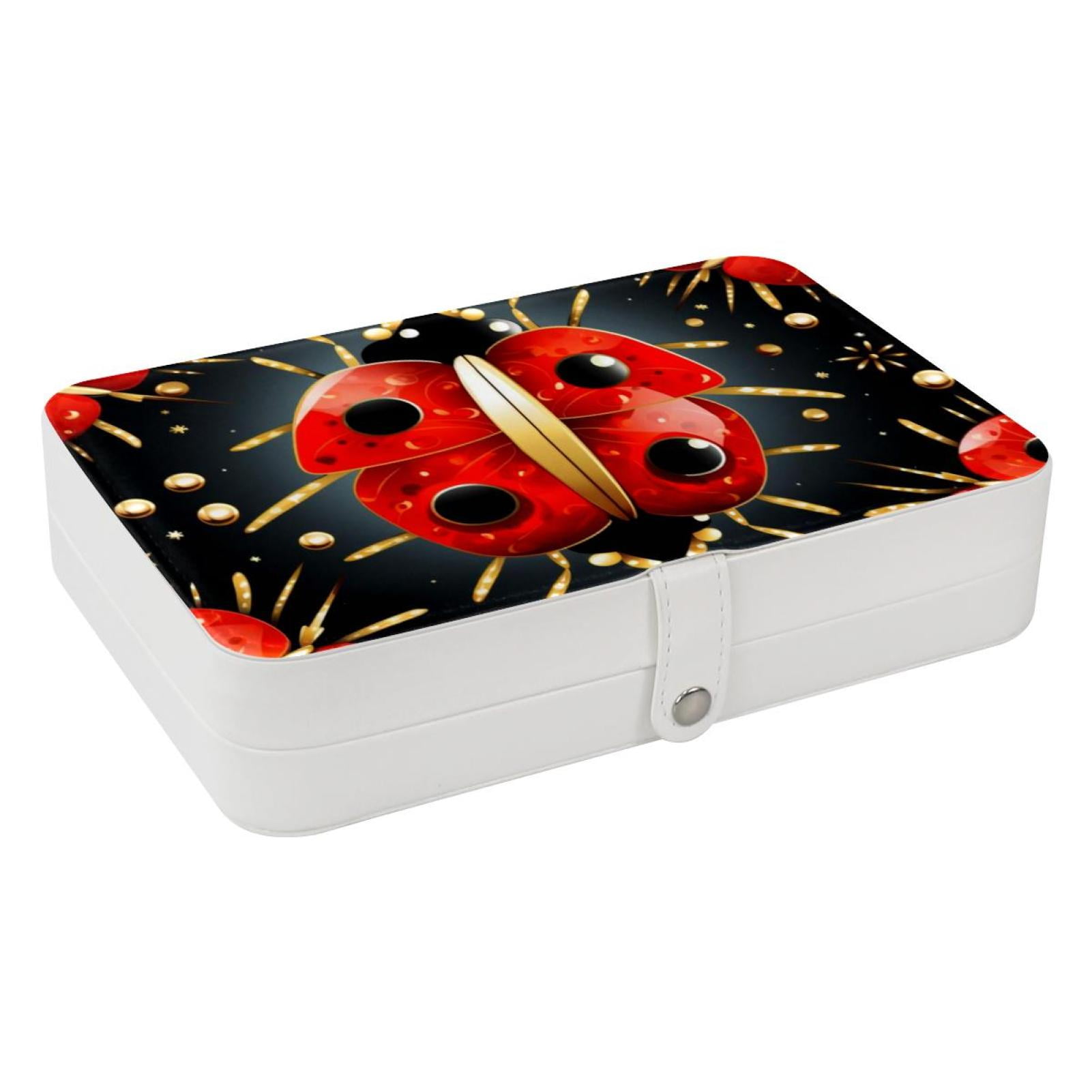 Seven Starred Ladybird PU Leather Display Case with Removable ...