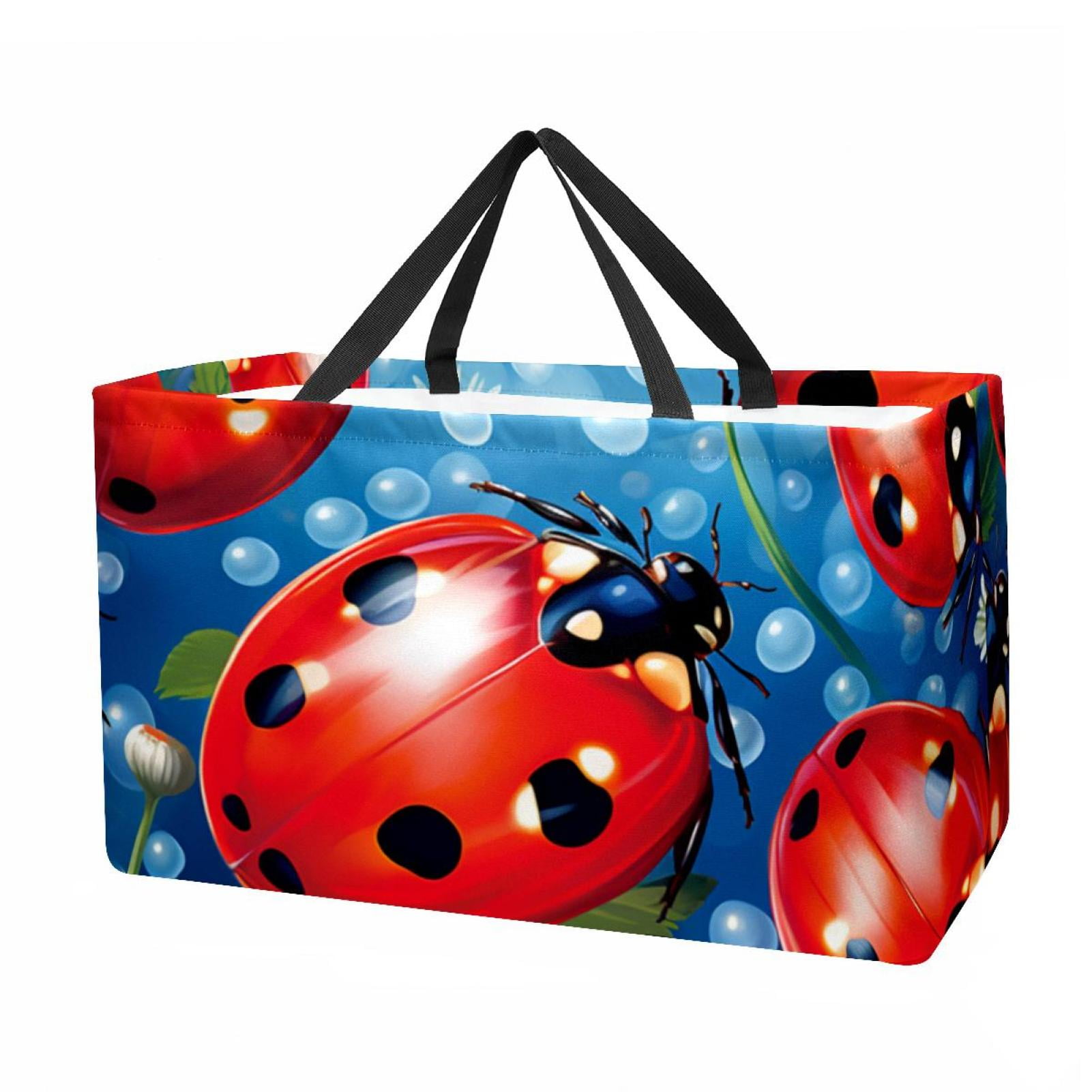Seven Starred Ladybird Premium Oxford Cloth Picnic Basket - Reusable ...