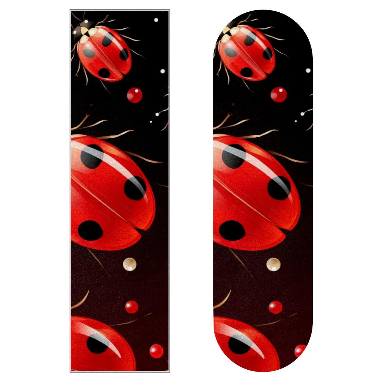 Seven Starred Ladybird Skateboard Grip Tape Stickers (Pack of Two ...