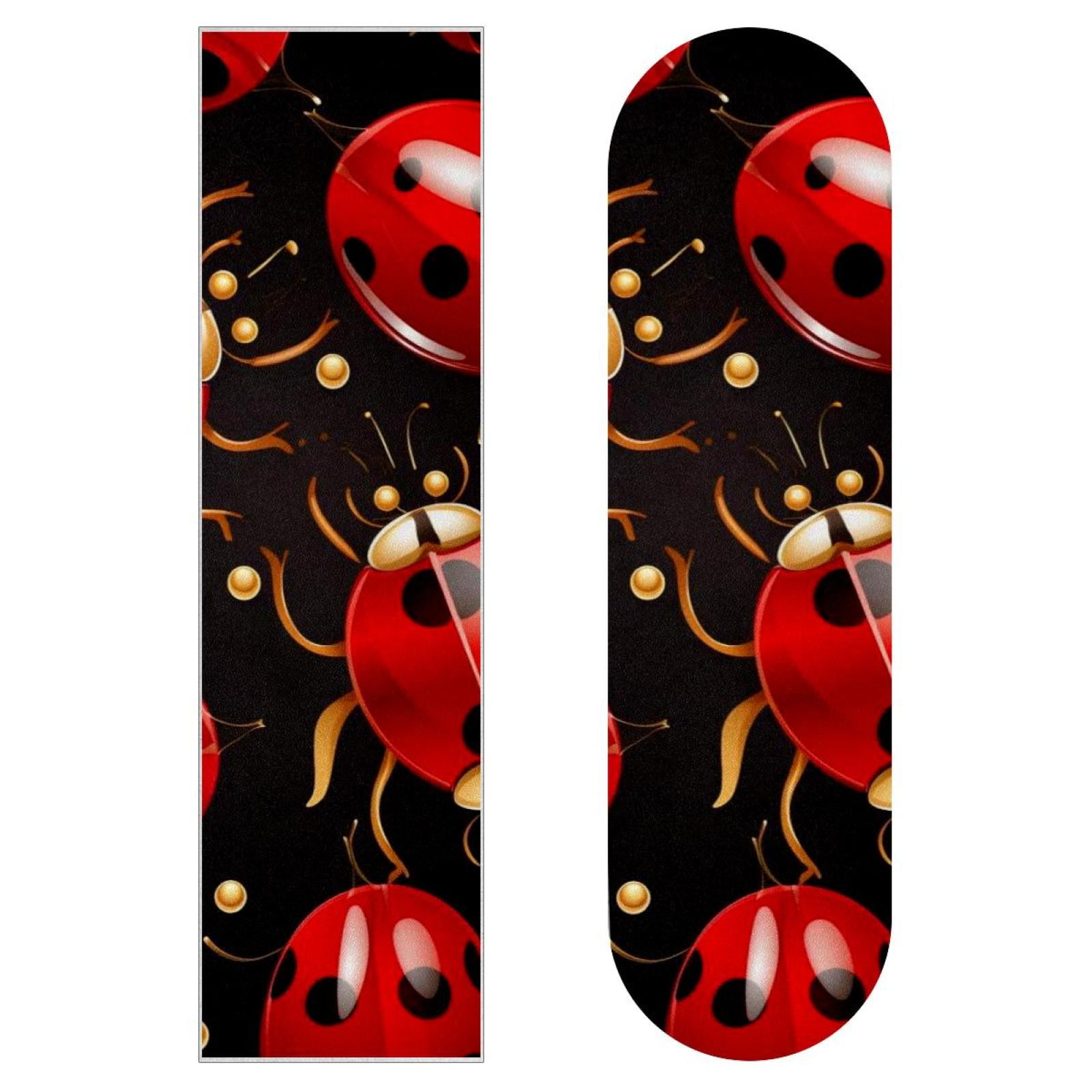 Seven Starred Ladybird Skateboard Stickers Pack of 2 Emery PVC 8.8x32 ...