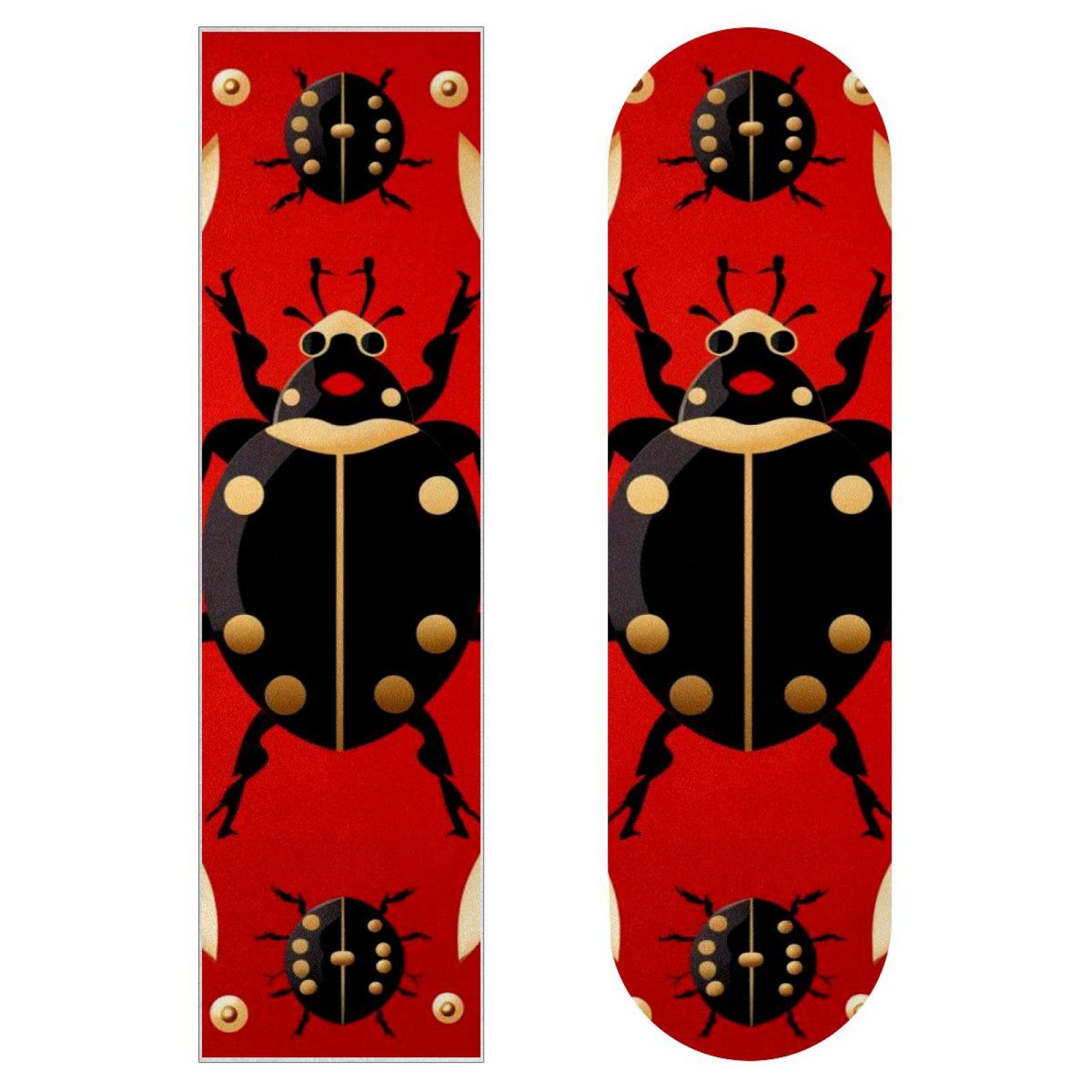 Seven Starred Ladybird Skateboard Stickers Pack of 2 Emery PVC 8.8x32 ...