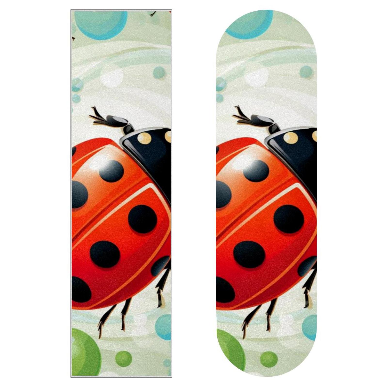Seven Starred Ladybird Skateboard Stickers (Pack of Two) with Emery ...
