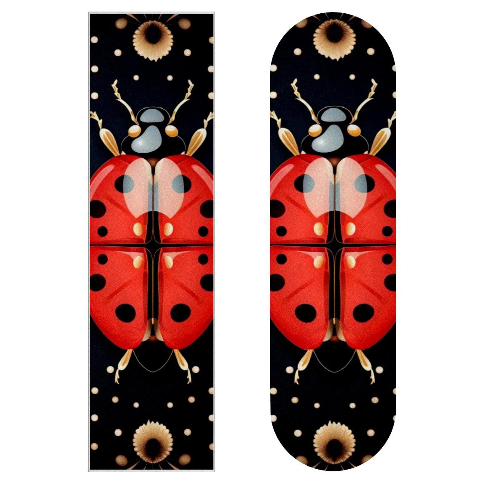 Seven Starred Ladybird Skateboard Stickers Set of 2 - Emery Surface ...