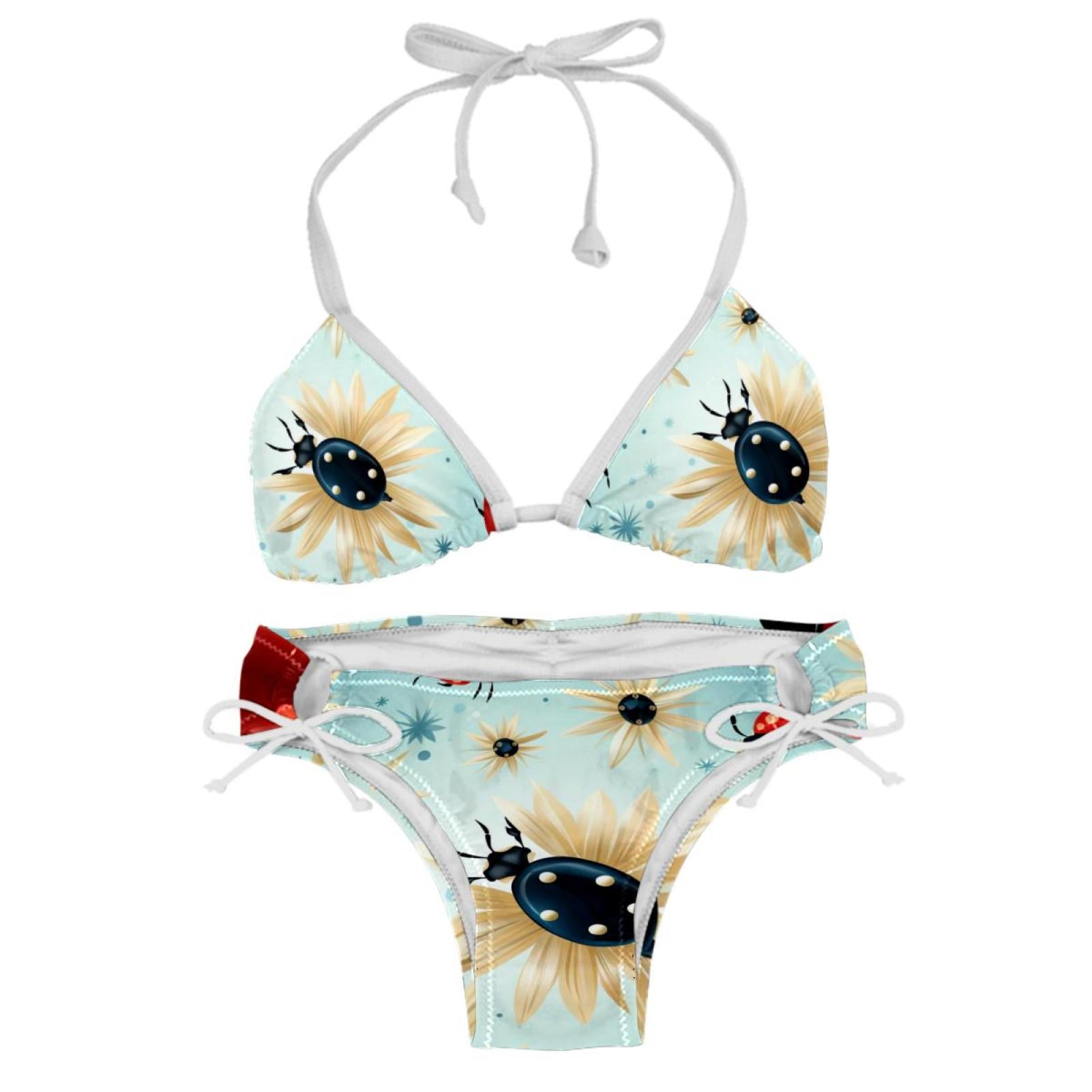 Seven Starred Ladybird Swimming Suit Bikini Set Bikinis, Detachable ...