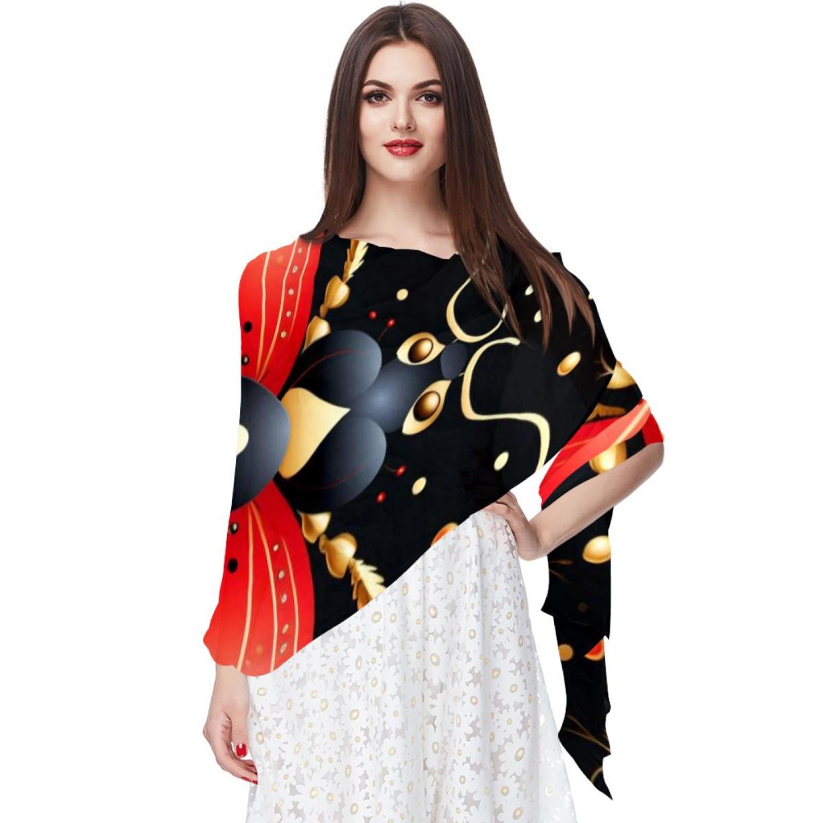 Seven Starred Ladybird Translucent Light and Breathable Chiffon Silk ...