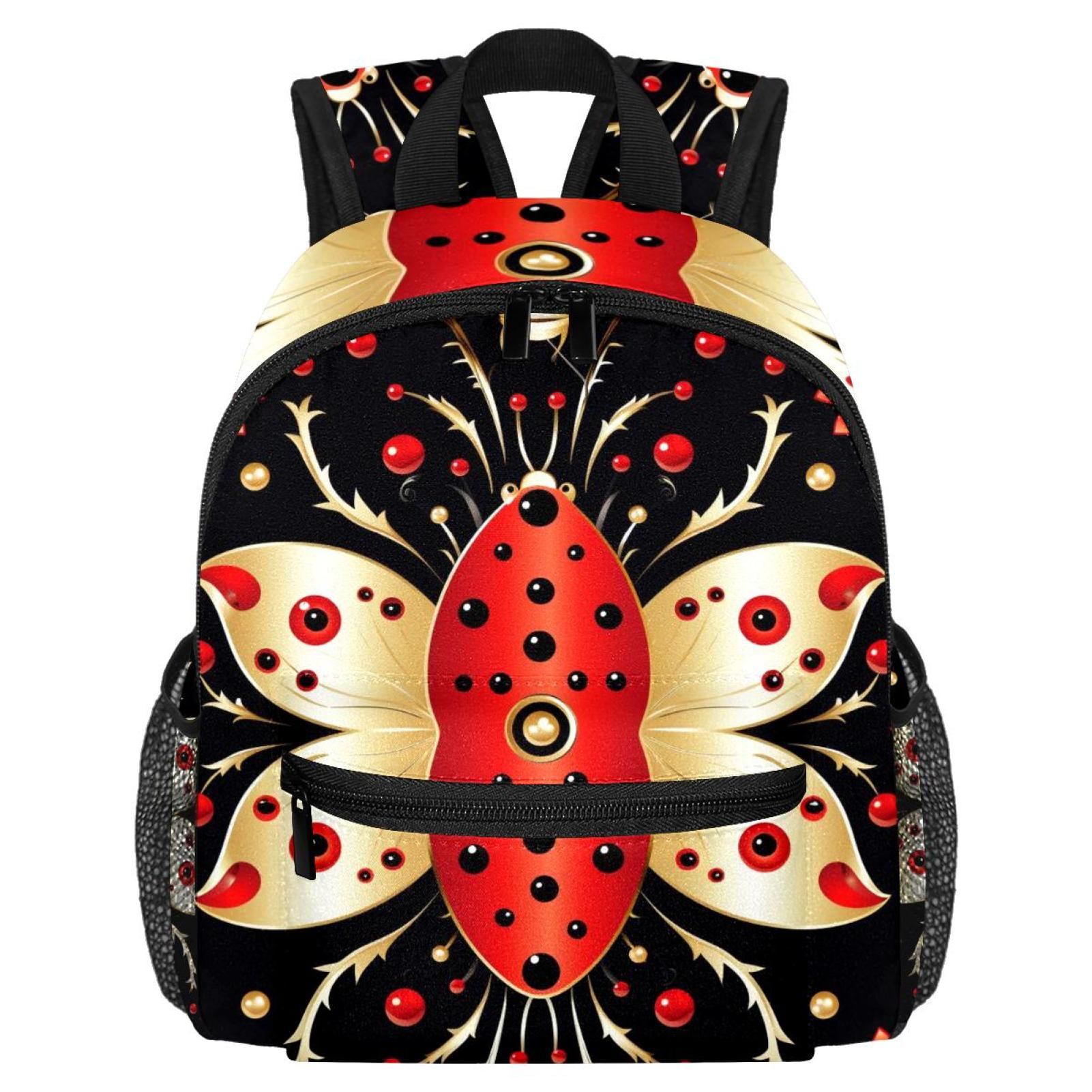 Seven Starred Ladybird Traveling Backpack with Adjustable Shoulder ...