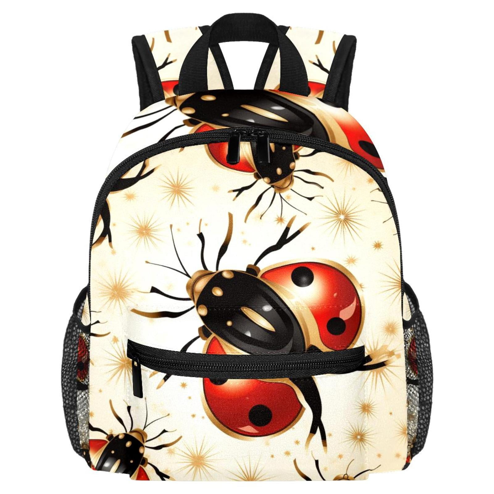 Seven Starred Ladybird Traveling Backpack School Bags Cute College ...