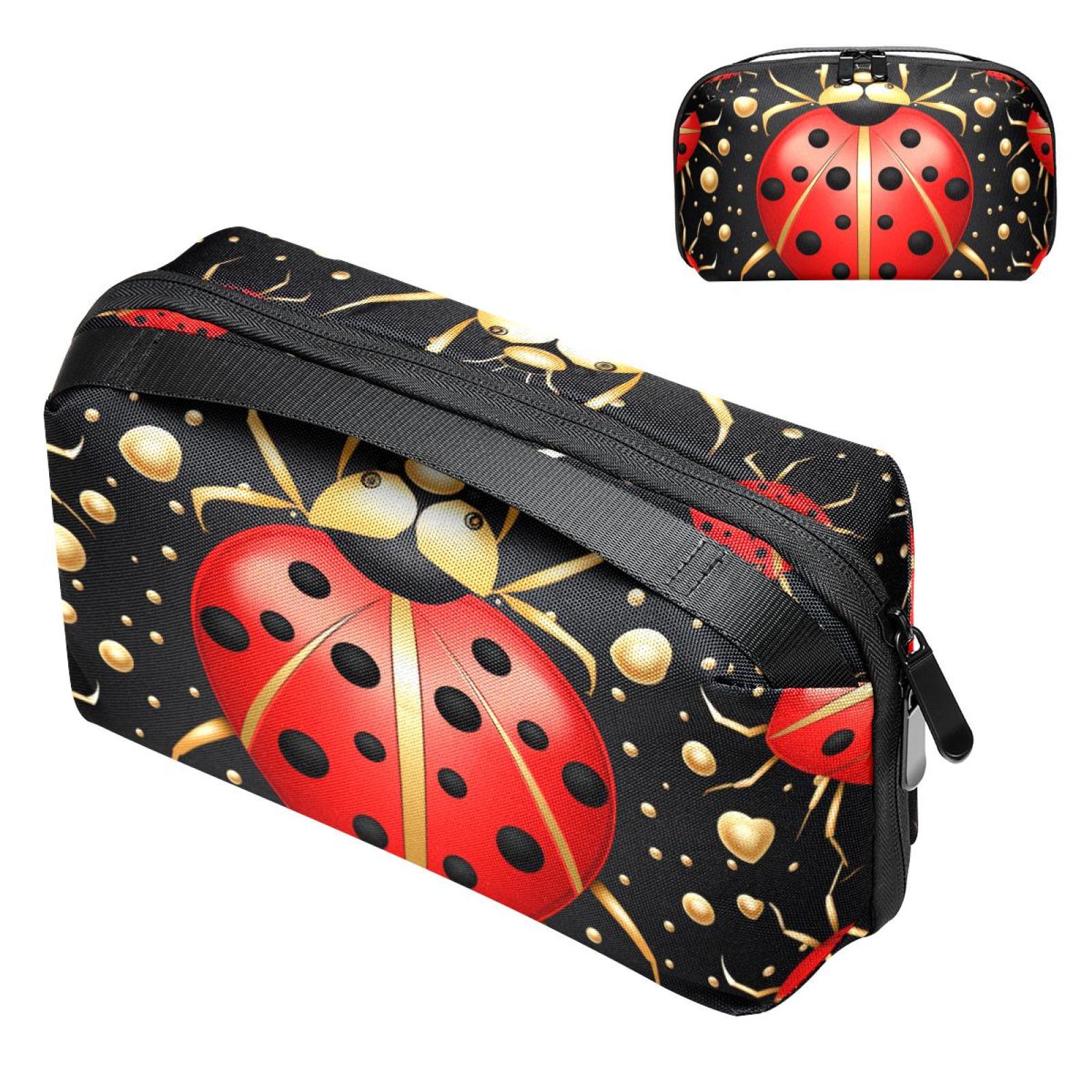 Seven Starred Ladybird Waterproof Oxford Fabric USB Pouch Hard Drive ...