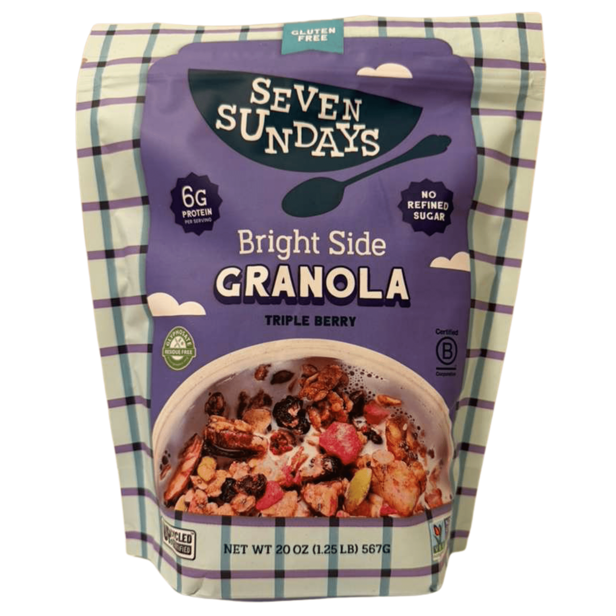 Seven Sundays Bright Side Triple Berry Granola, 20 Ounce - Walmart.com