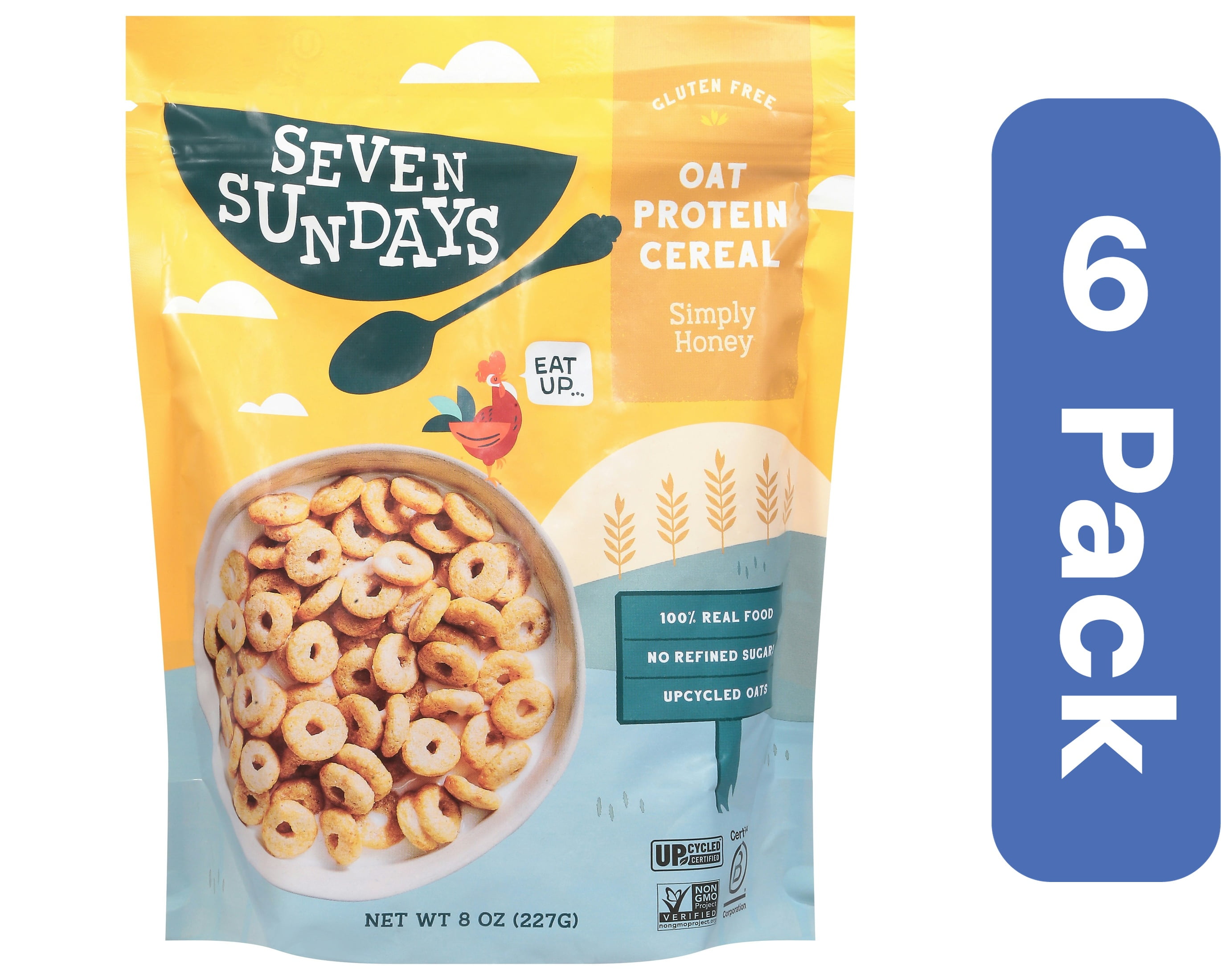 Seven Sundays Cereal Oat Simply Honey 8 oz (Pack Of 6) - Walmart.com