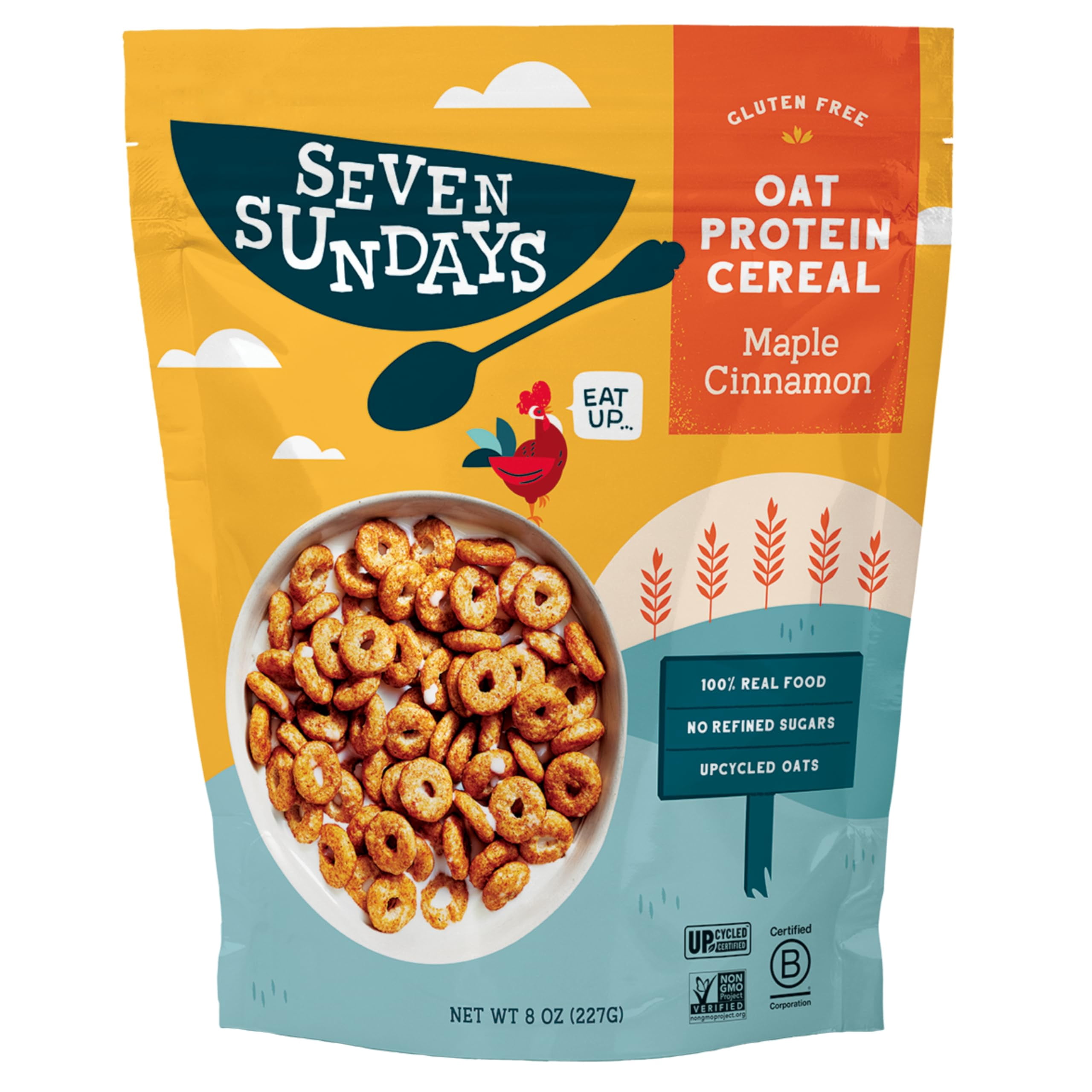 Seven Sundays Cereal Oat IFF17 Prtn Mpl Cinn 8 OZ - Walmart.com