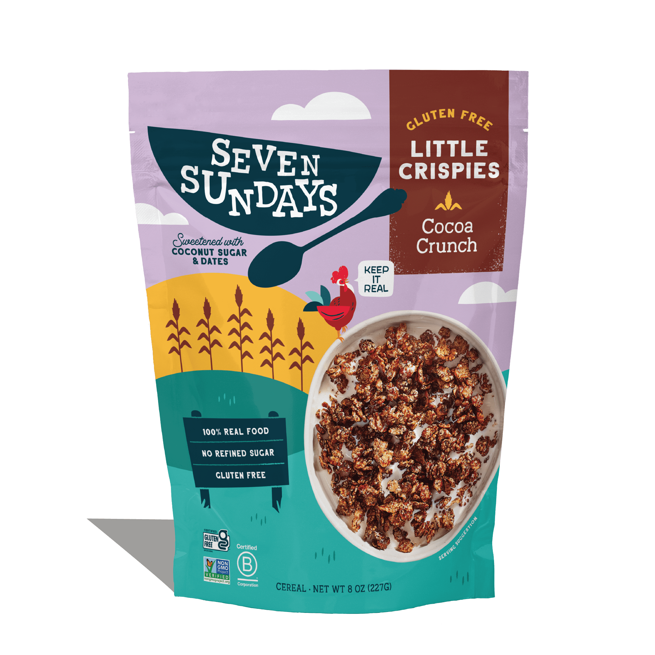 Seven Sundays Little Crispies Cocoa Crunch Breakfast Cereal, Gluten ...