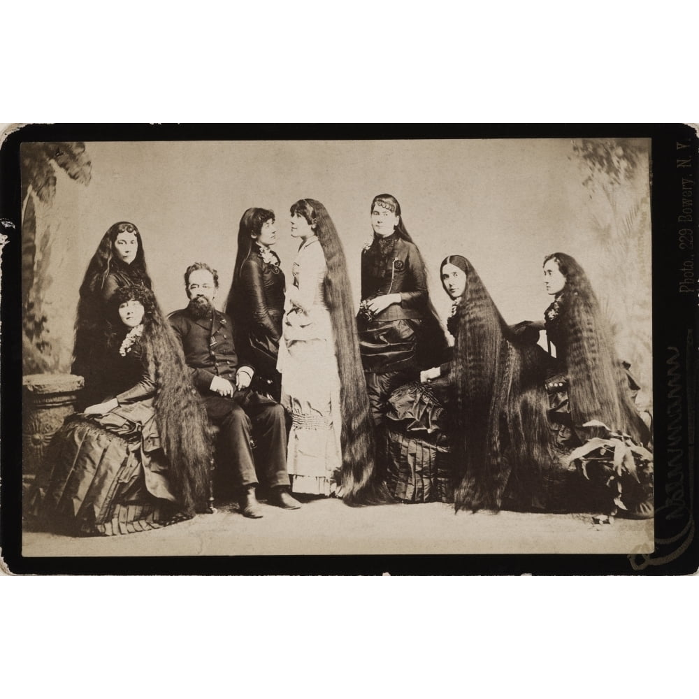 Seven Sutherland Sisters. Nthe Seven Sutherland Sisters Of Niagara ...