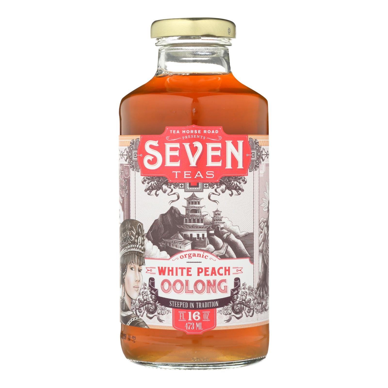 Seven Teas - Tea Whte Peach Oolong - Case Of 12-16 Fz - Walmart.com