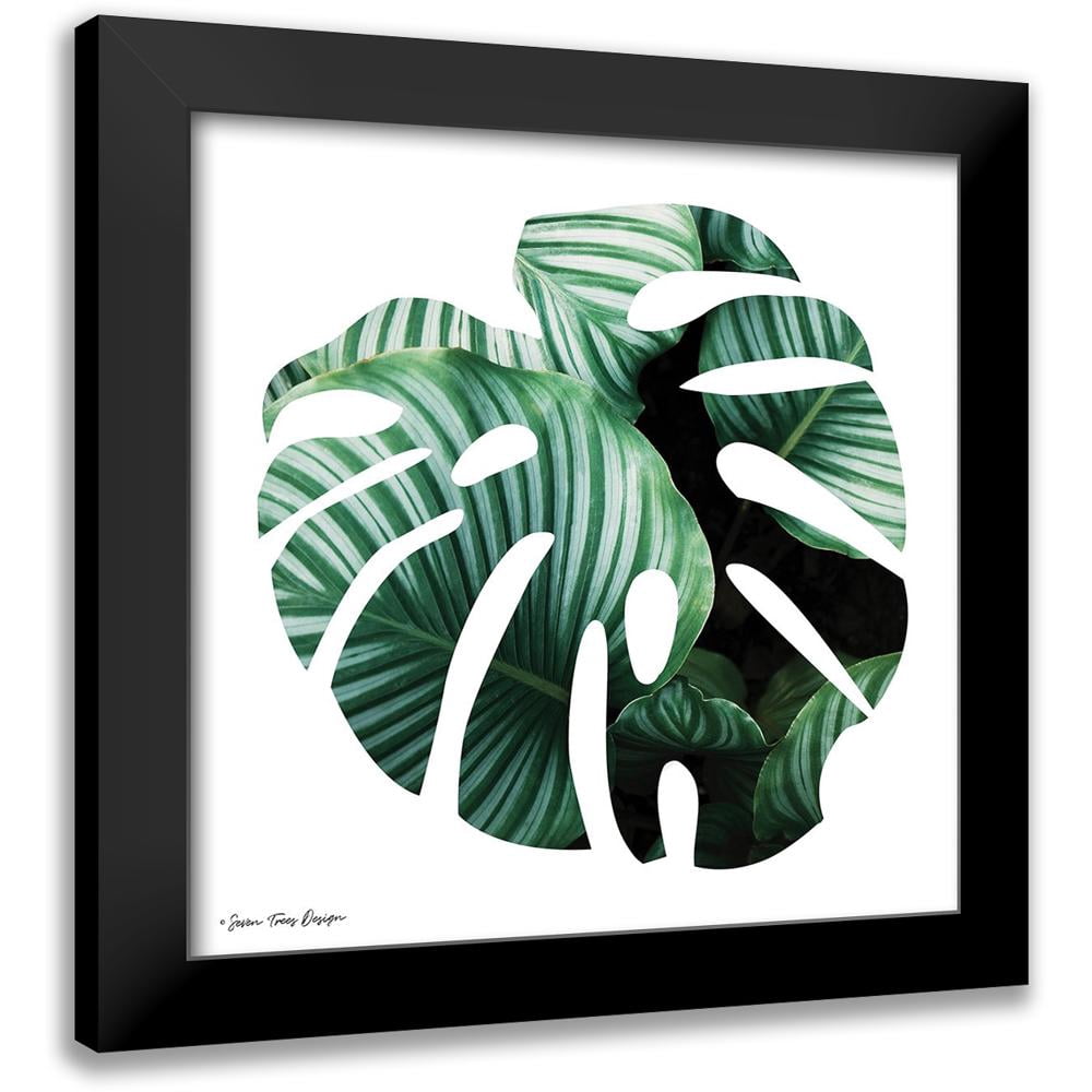 Seven Trees Design 12x12 Black Modern Framed Museum Art Print Titled ...