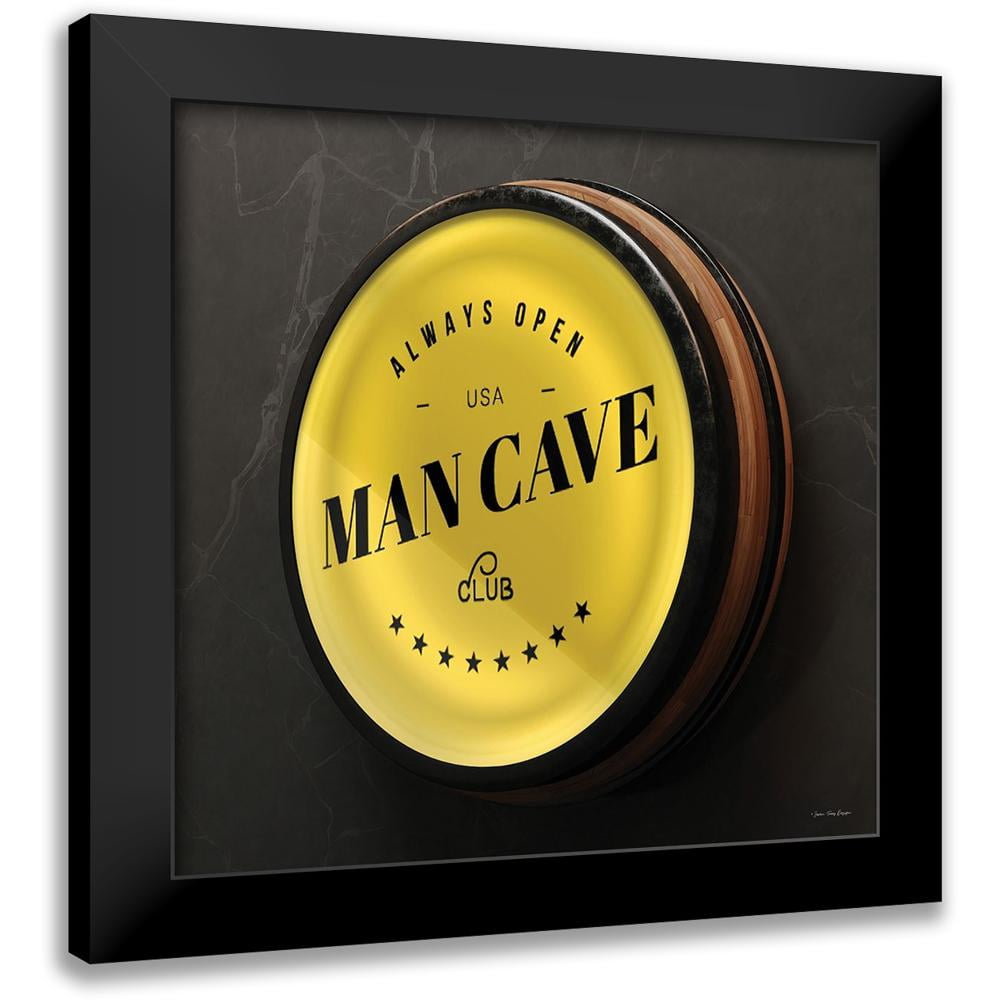 Seven Trees Design 12x12 Black Modern Framed Museum Art Print Titled ...