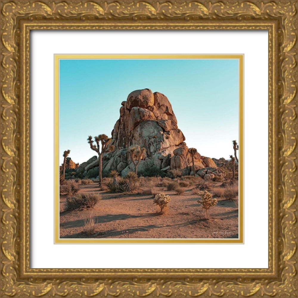 Seven Trees Design 12x12 Gold Ornate Wood Framed with Double Matting ...