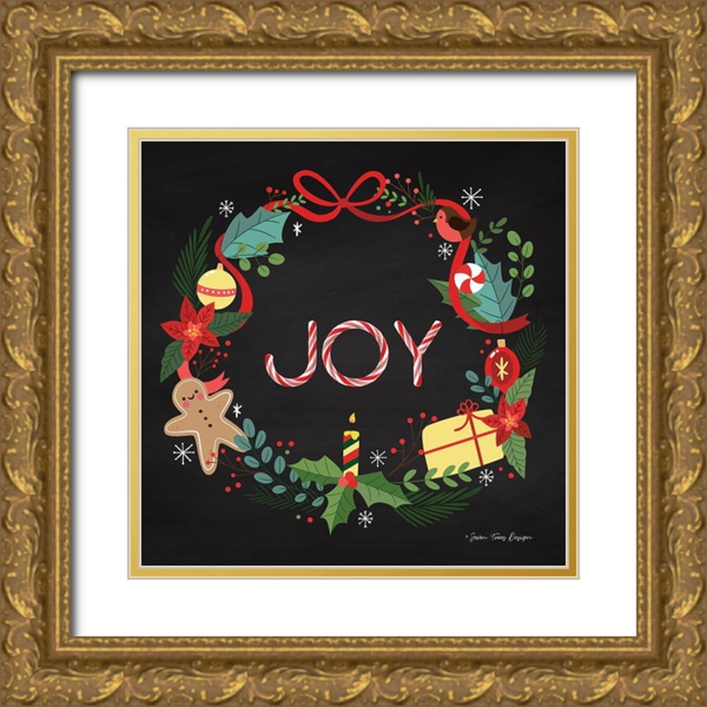 Seven Trees Design 12x12 Gold Ornate Wood Framed with Double Matting ...