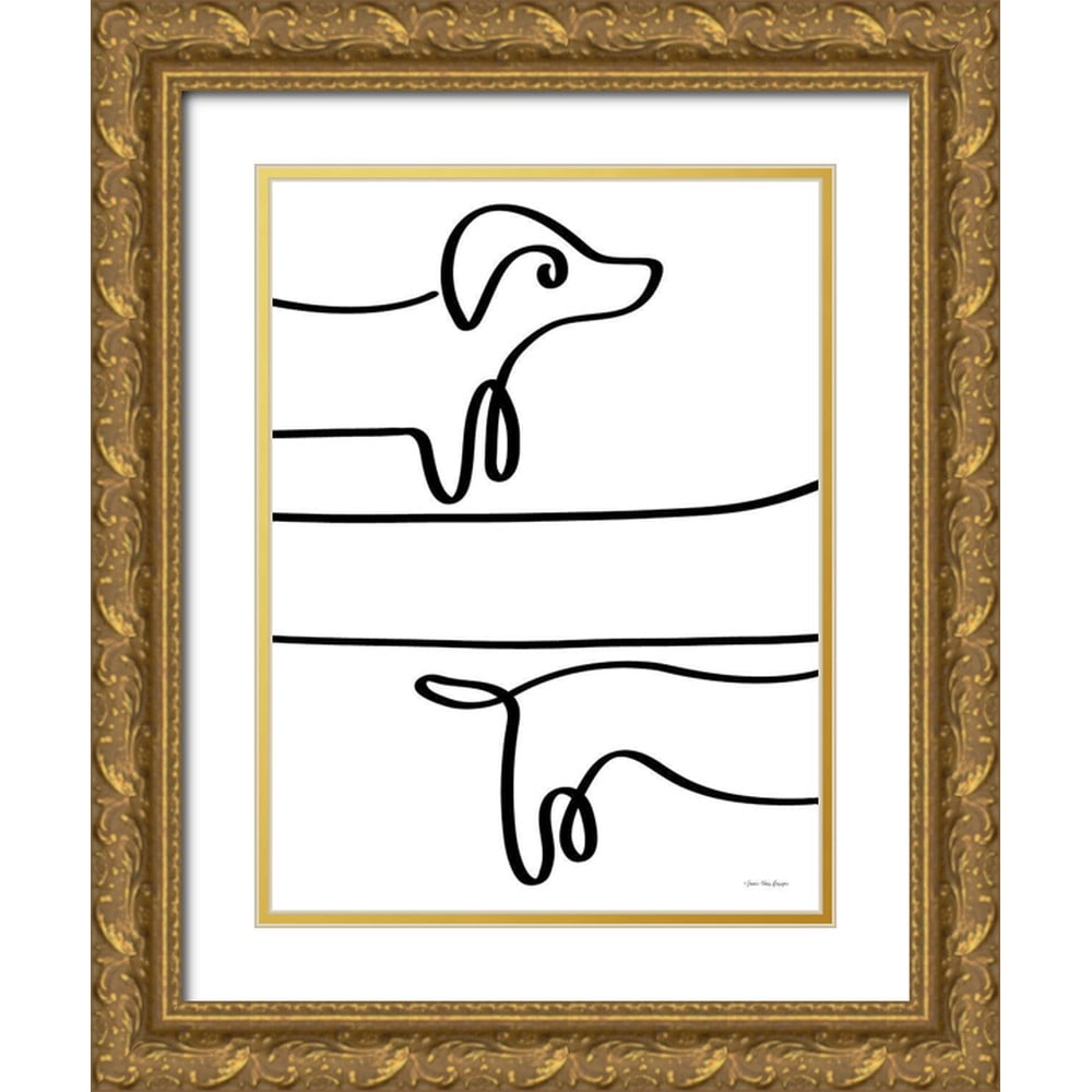 Seven Trees Design 12x14 Gold Ornate Wood Framed with Double Matting ...
