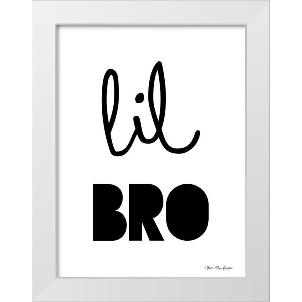 Seven Trees Design 12x14 White Modern Wood Framed Museum Art Print ...