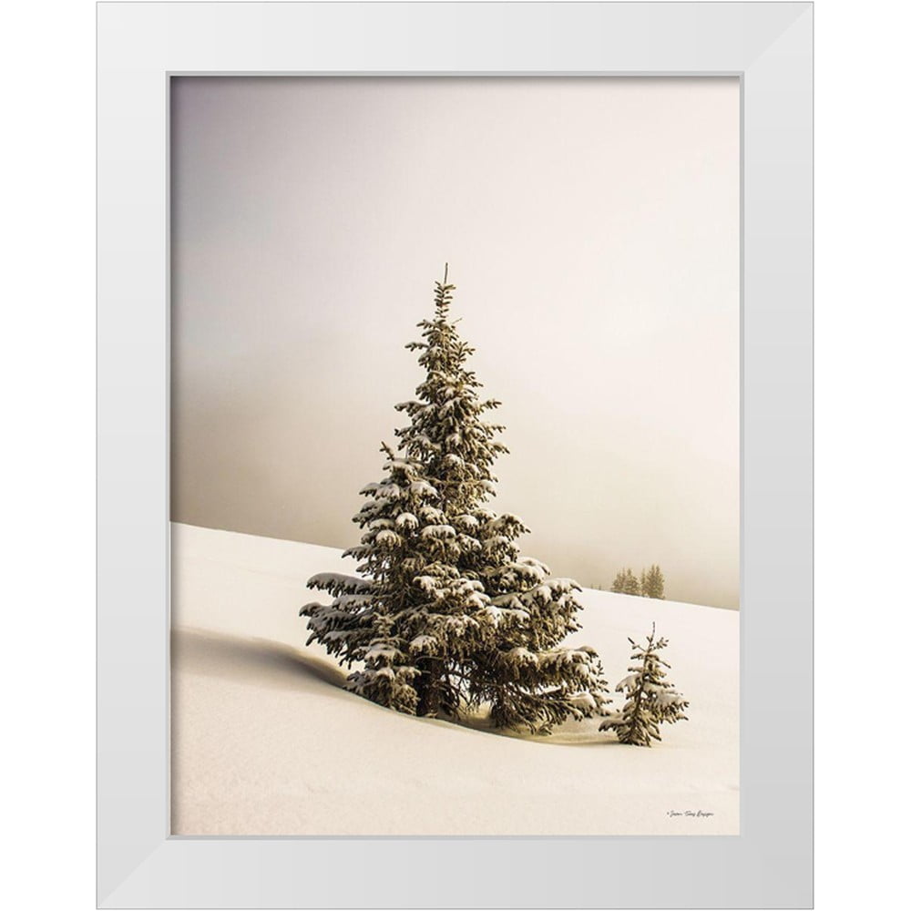 Seven Trees Design 12x14 White Modern Wood Framed Museum Art Print ...