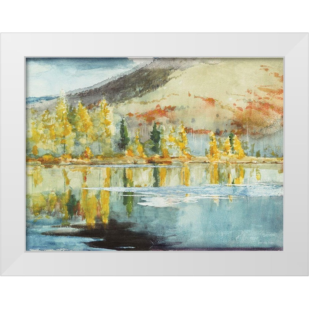 Seven Trees Design 14x12 White Modern Wood Framed Museum Art Print ...